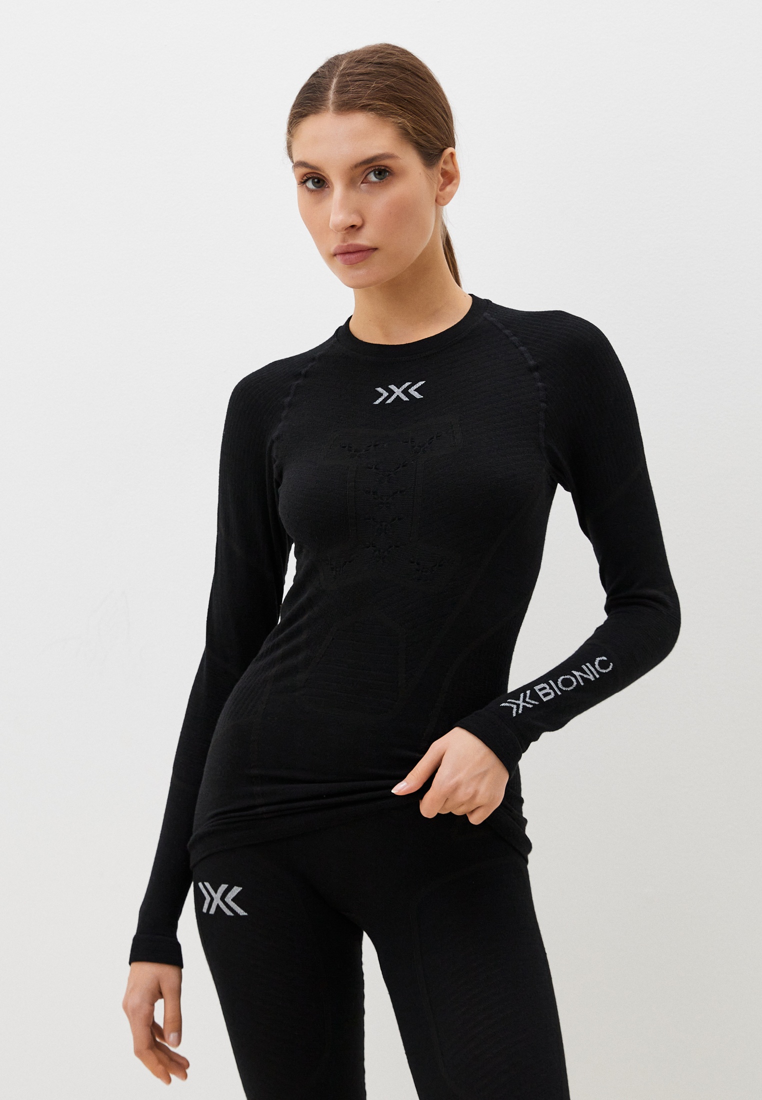 Термобелье верх X-Bionic SYMBIO MERINO SHIRT LS, цвет: черный ...