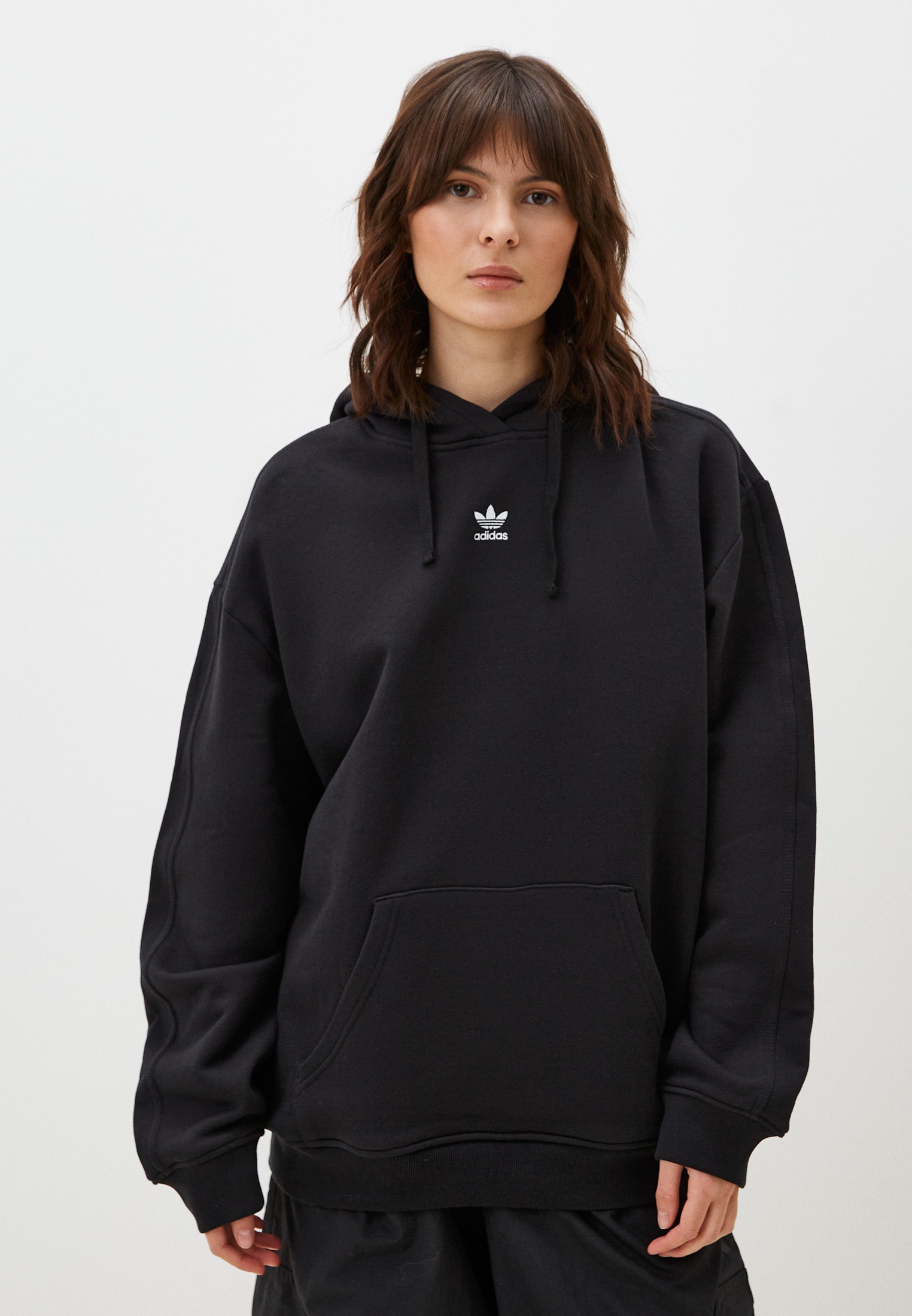 Худи adidas Originals ESS HOODIE, цвет: черный, RTLADW182901 — купить в ...
