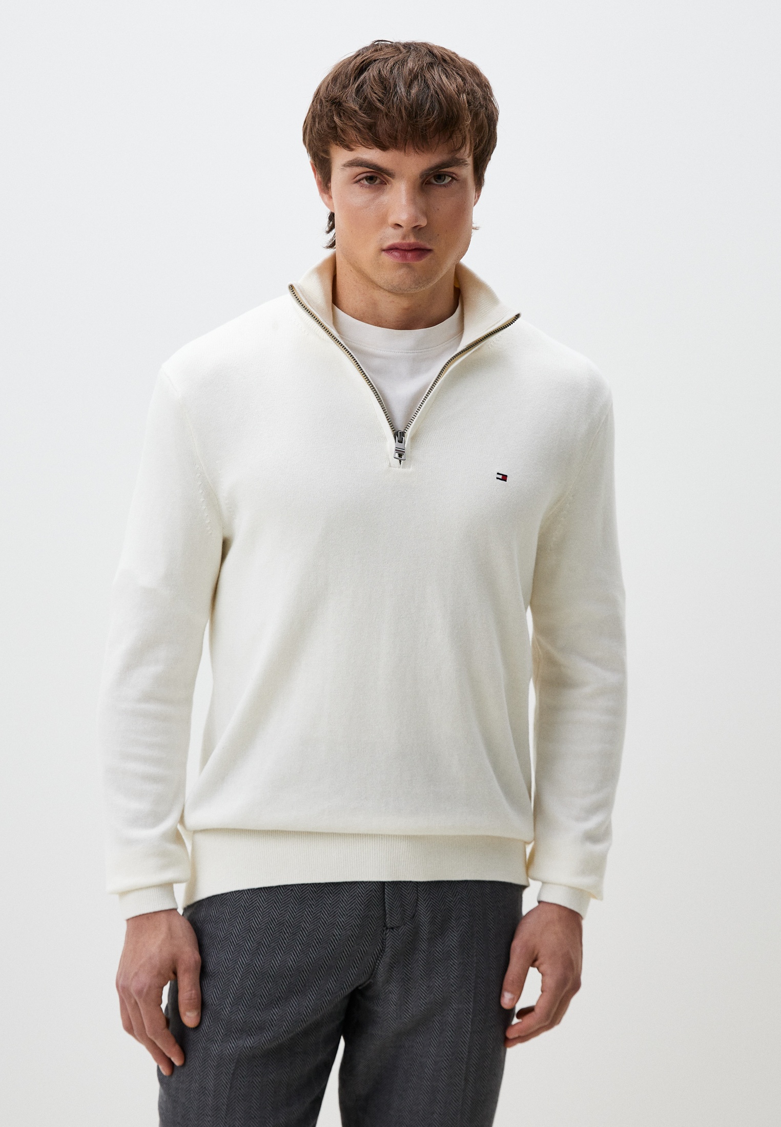 Джемпер Tommy Hilfiger, цвет: белый, RTLADW490501 — купить в интернет ...