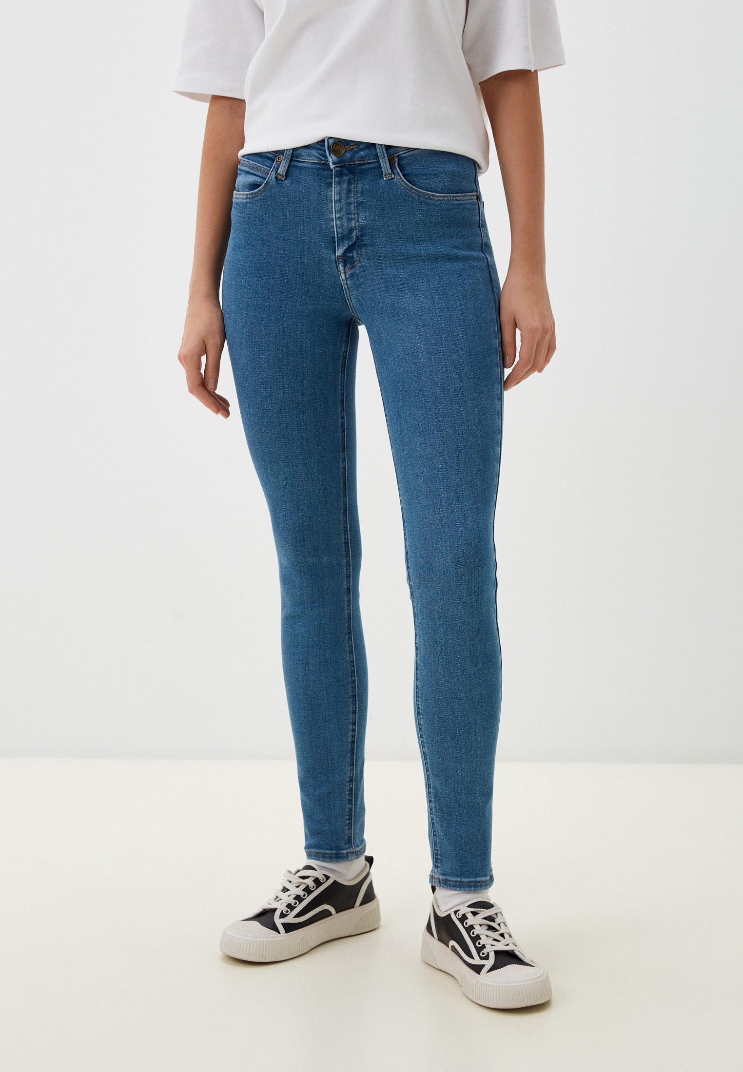 Джинсы Lee, цвет: синий, RTLADW548501 — купить в интернет-магазине Lamoda