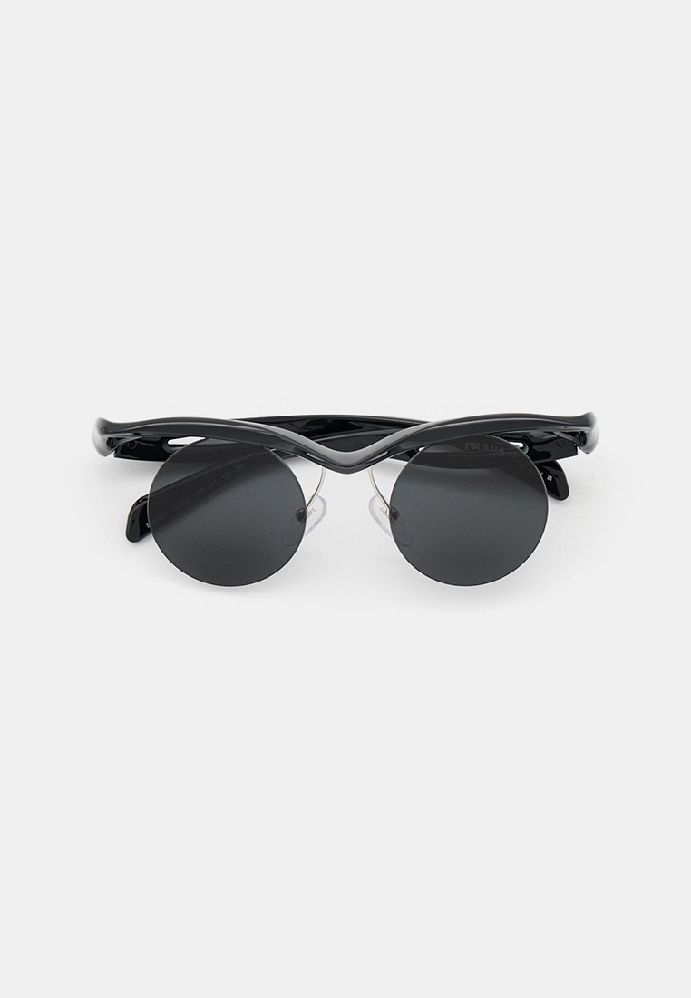 Очки солнцезащитные Prada PR A24S 1AB5S0, цвет: черный, RTLADW673801 ...