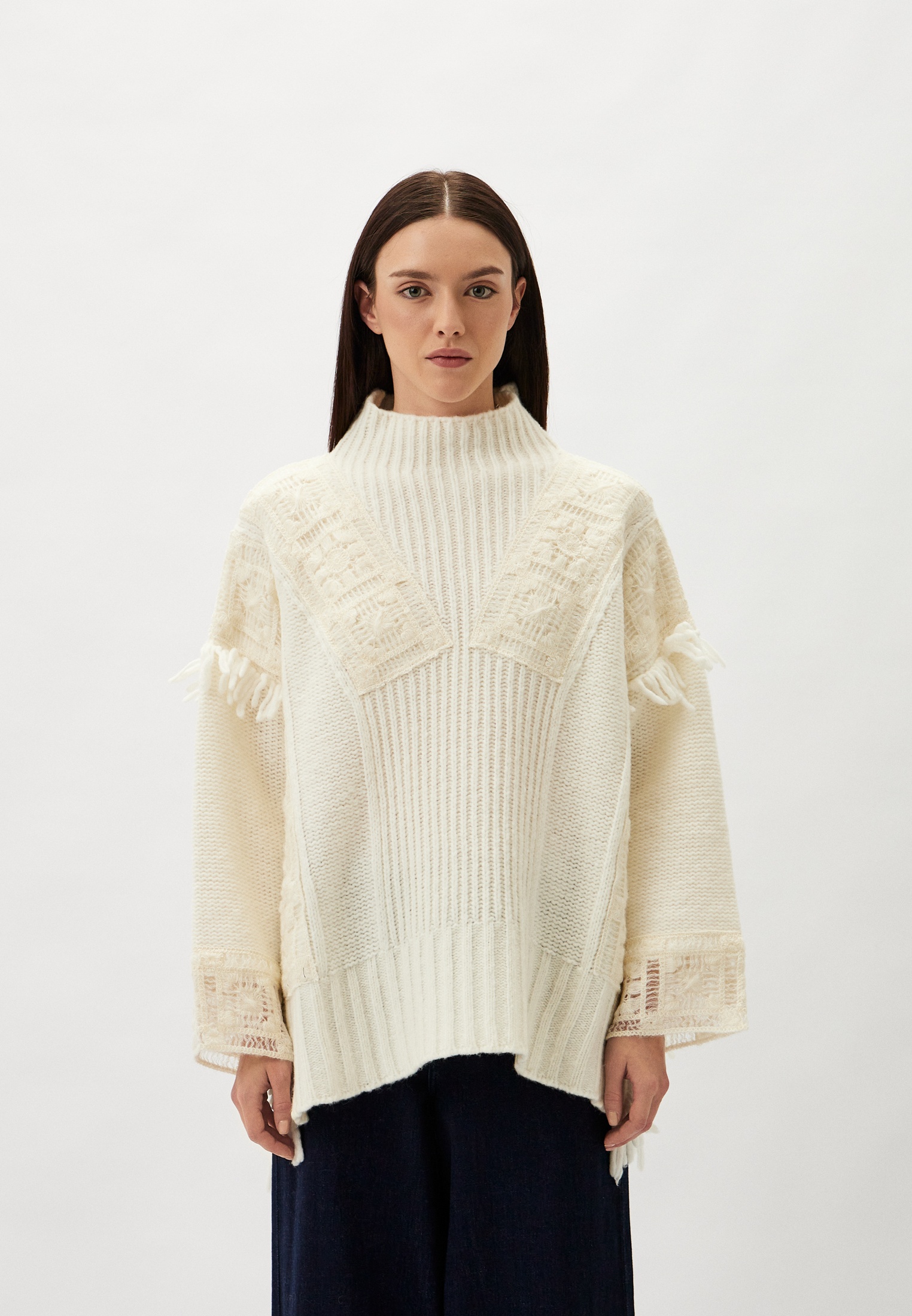 Свитер Twinset Milano RUNWAY, цвет: белый, RTLADW805701 — купить в ...