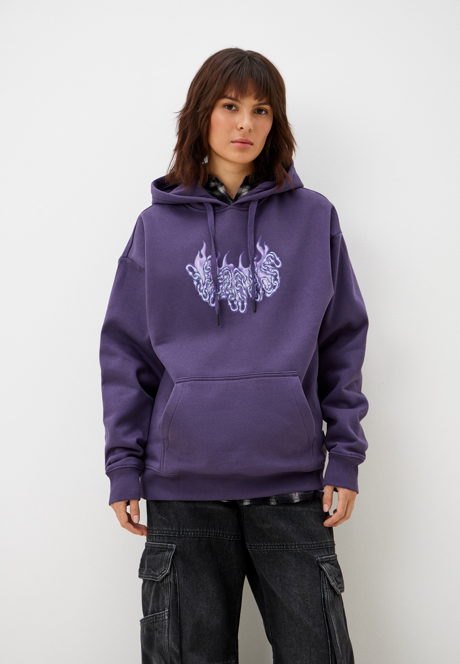 Худи Vans Hot Links OS Hoodie, цвет: фиолетовый, RTLADW855201 — купить ...