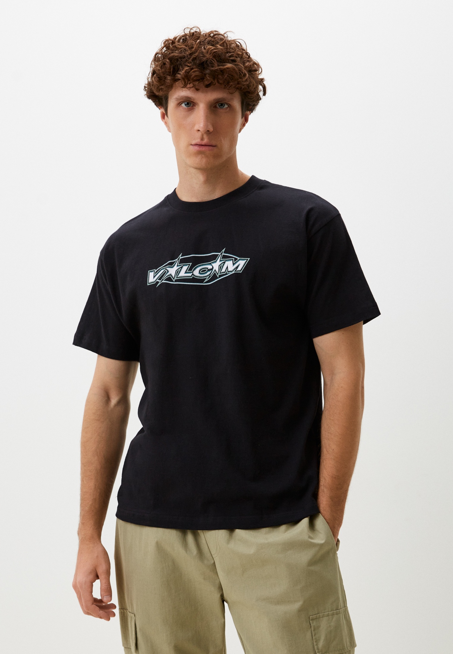Футболка Volcom Ovstone Lse Sst, цвет: черный, RTLADX043201 — купить в ...