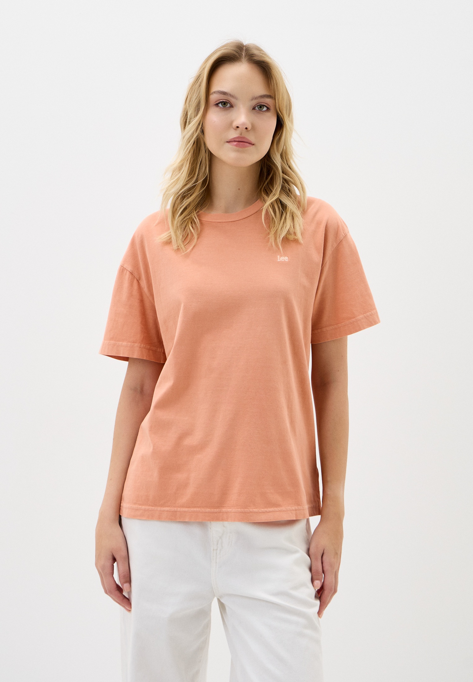 Футболка Lee, цвет: оранжевый, RTLADX812601 — купить в интернет ...