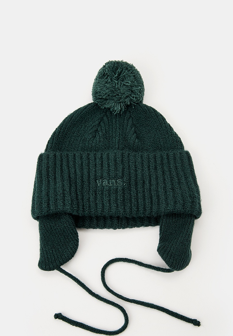 Шапка Vans Vans 66 Earflap Pom Beanie, цвет: зеленый, RTLADY320701 ...