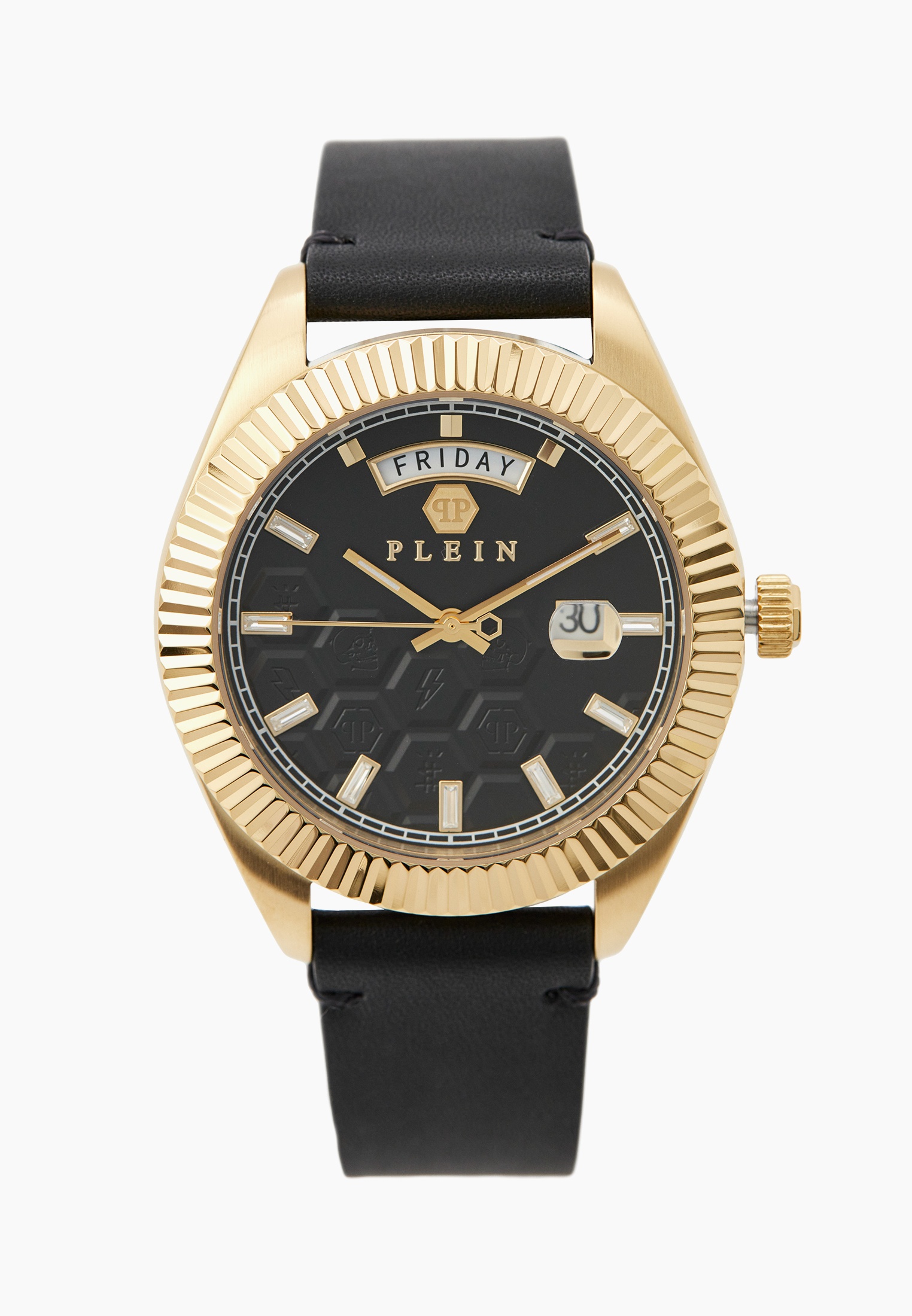 Часы Philipp Plein PWPVA0224, цвет: черный, RTLADY369201 — купить в интернет-магазине Lamoda