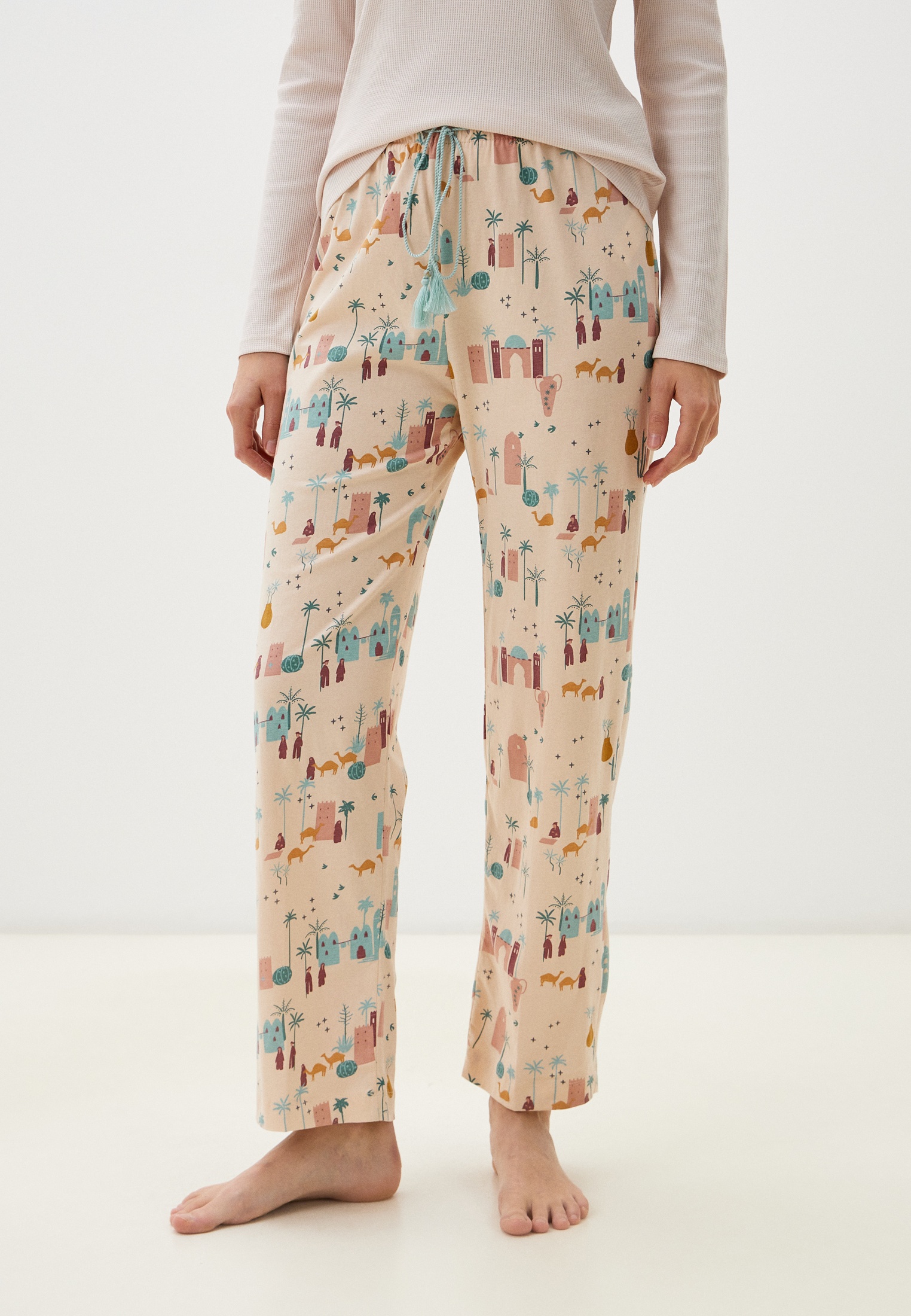 Брюки домашние women'secret, цвет: бежевый, RTLADY388701 — купить в ...