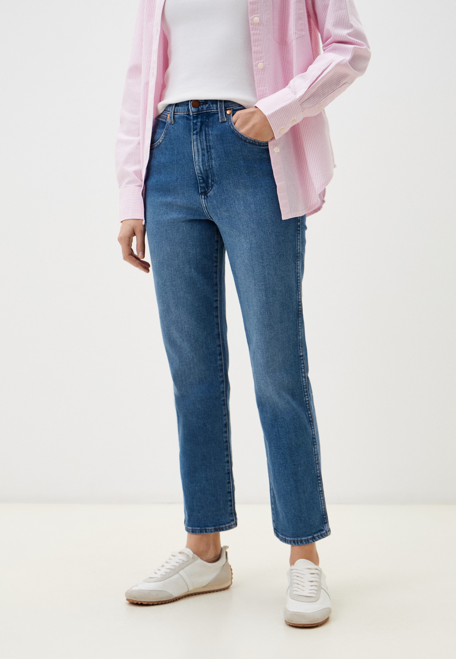 Джинсы Wrangler, цвет: синий, RTLADY536501 — купить в интернет-магазине ...