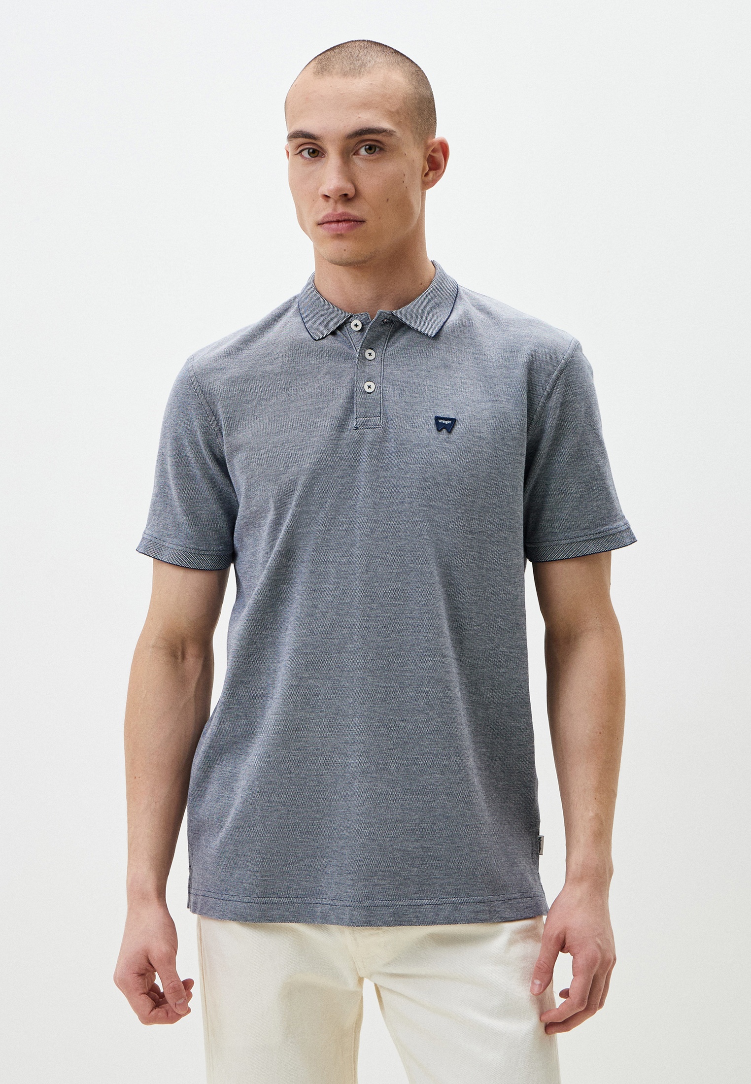 Поло Wrangler, цвет: серый, RTLADY751301 — купить в интернет-магазине ...