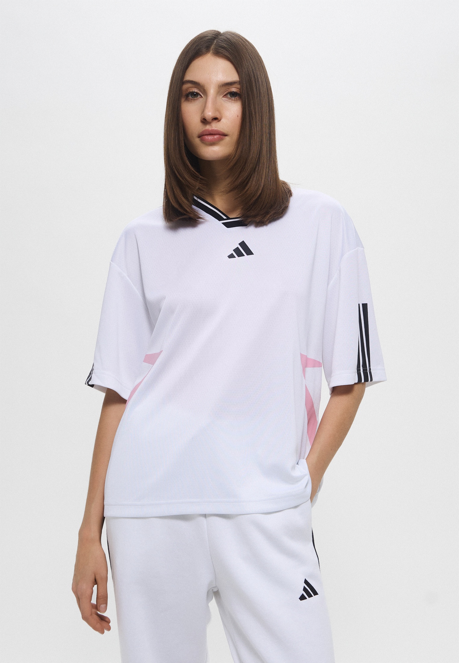 Футболка спортивная adidas W TIRO Q1 BOYFT, цвет: белый, RTLADY855201 ...