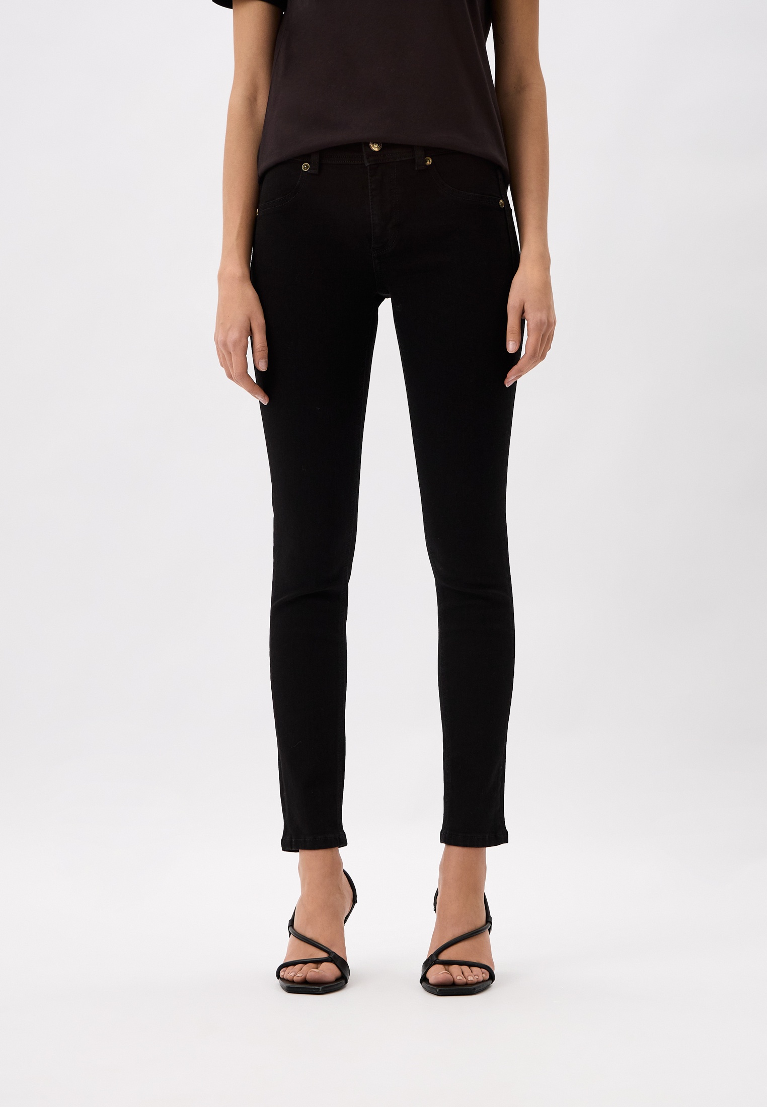 Джинсы Versace Jeans Couture, цвет: черный, RTLADZ129501 — купить в ...