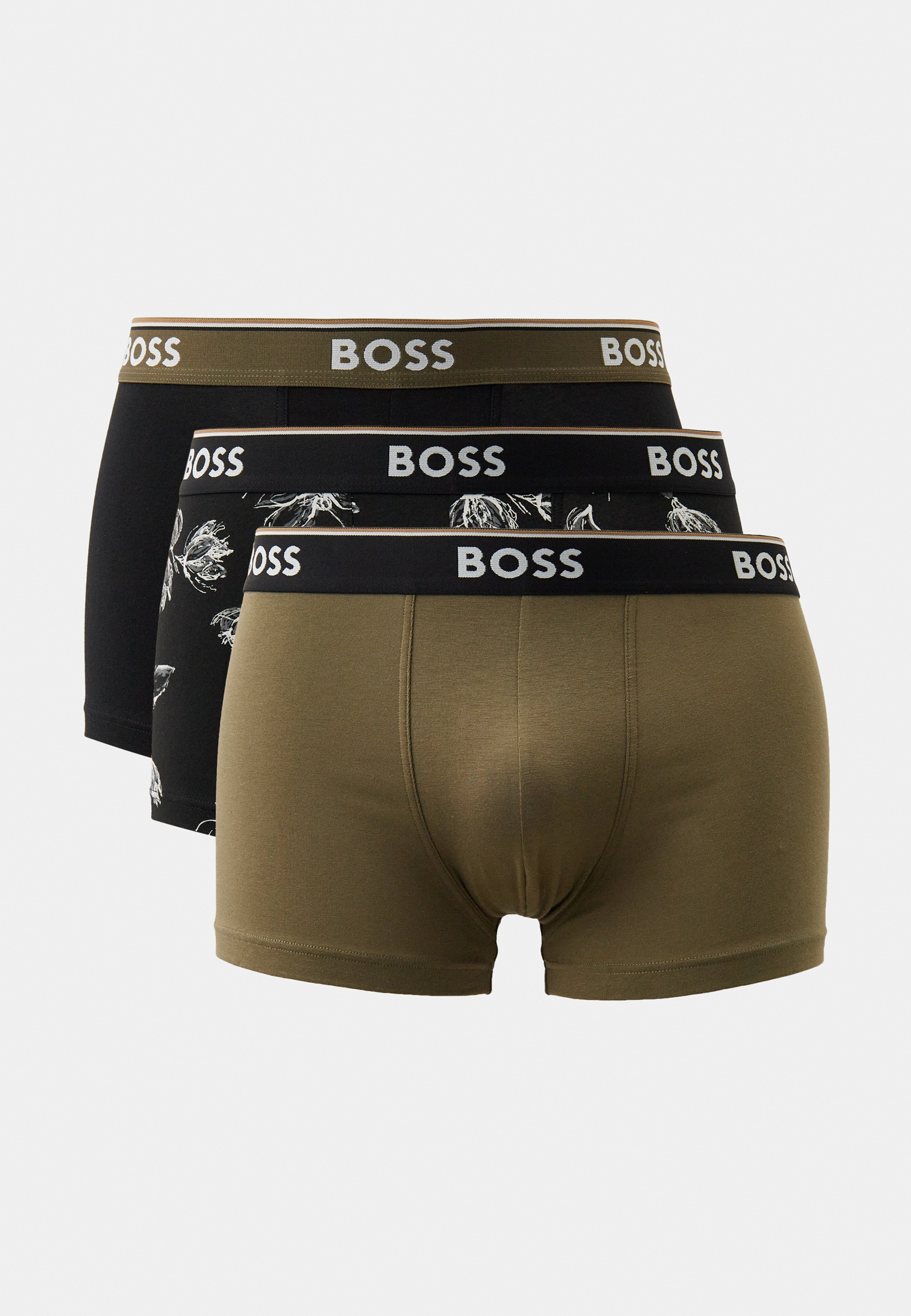 Трусы 3 шт. Boss Trunk 3P Power Desig, цвет: черный, RTLADZ312201 ...