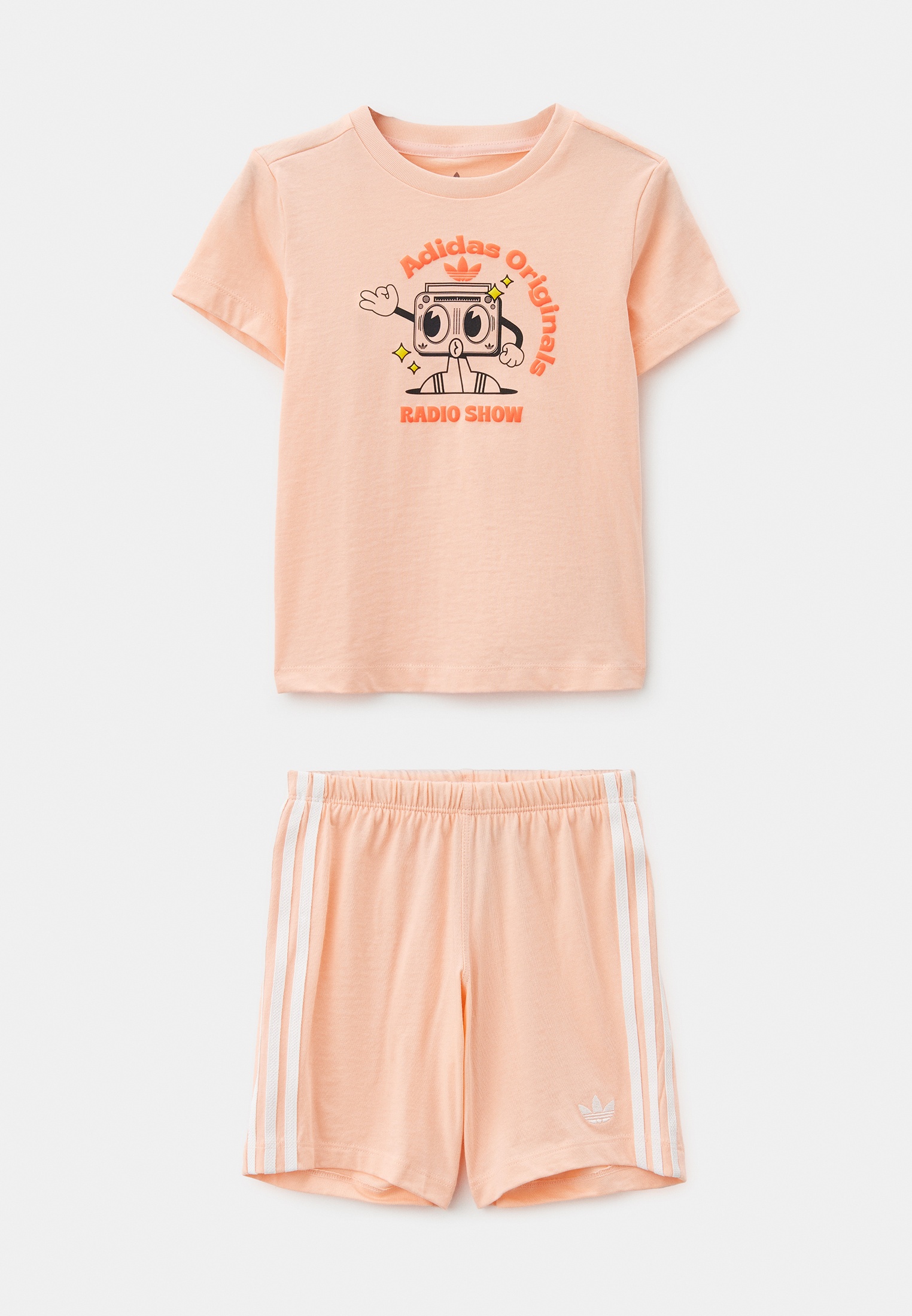 Футболка и шорты adidas Originals SHORT TEE SET, цвет: оранжевый ...