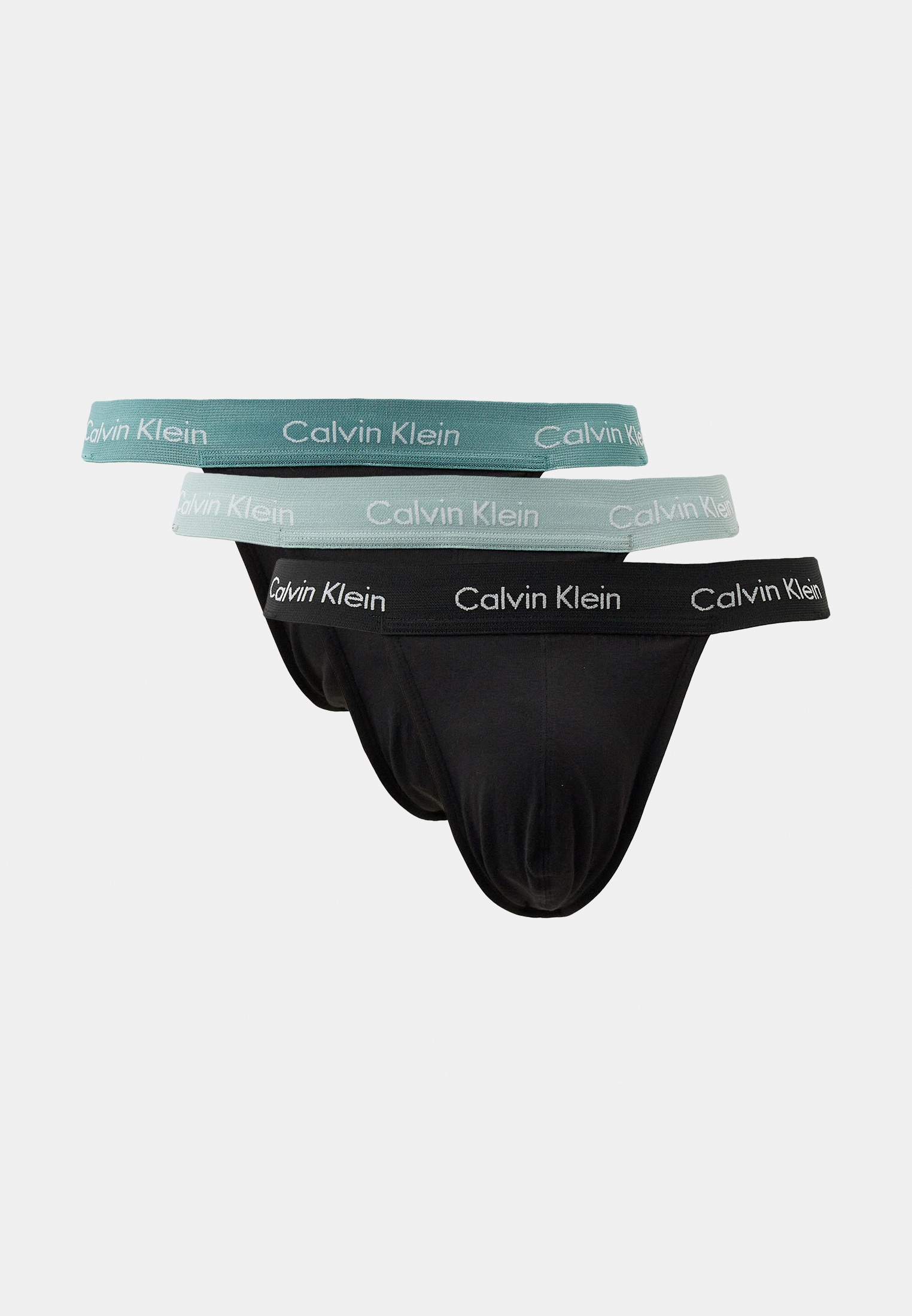 Трусы 3 шт. Calvin Klein Underwear JOCK STRAP, цвет: черный ...