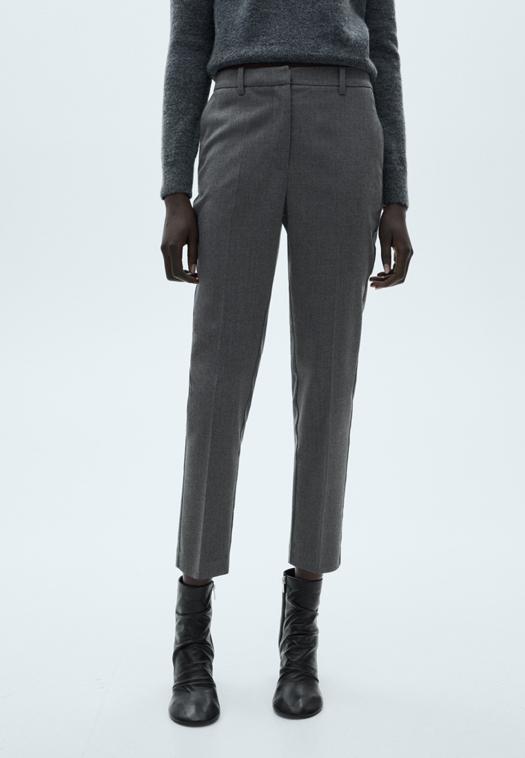 Брюки Mango WARM, цвет: серый, RTLADZ985901 — купить в интернет ...