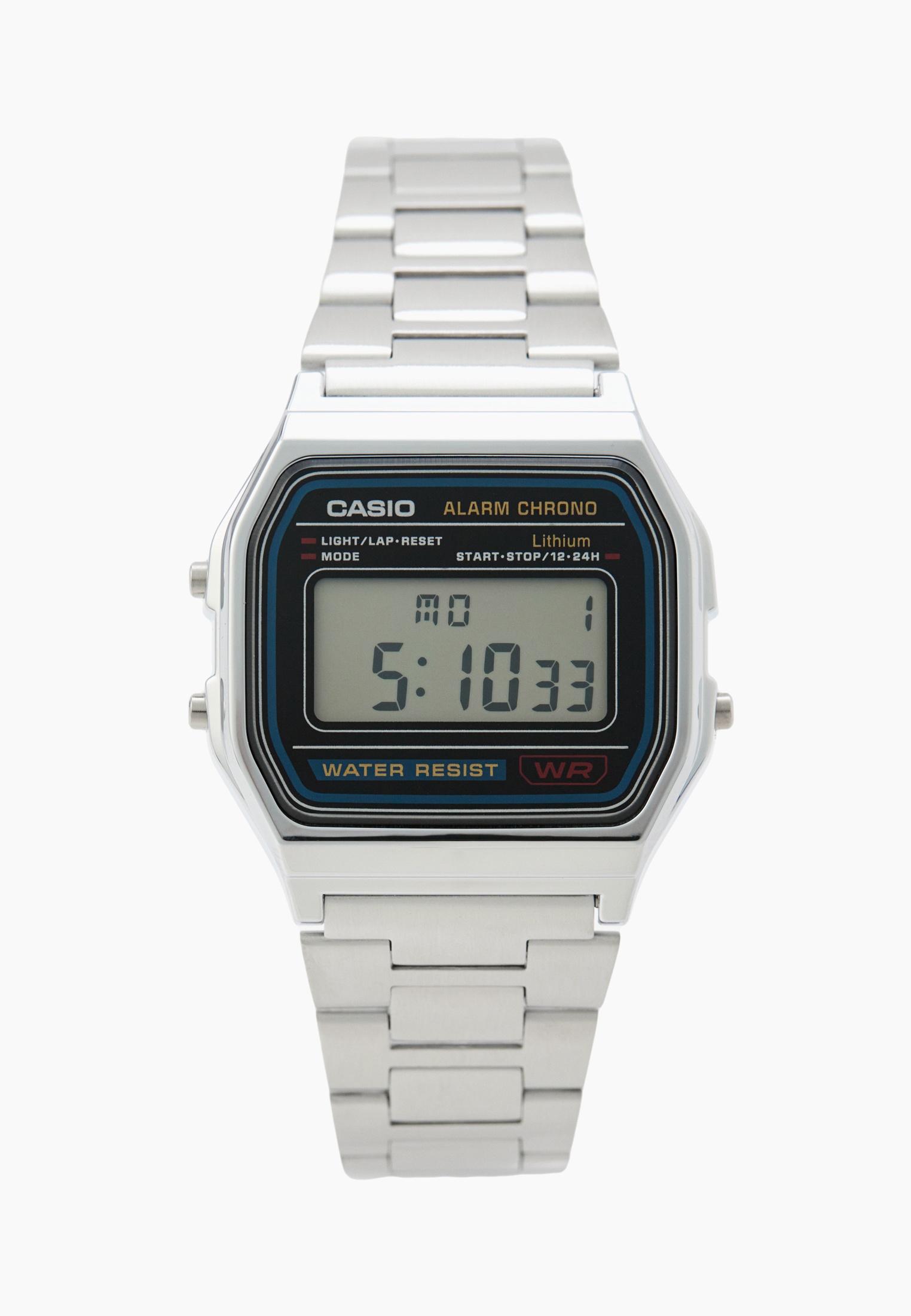 Часы Casio A158WA-1, цвет: серебряный, RTLAEA003401 — купить в интернет ...
