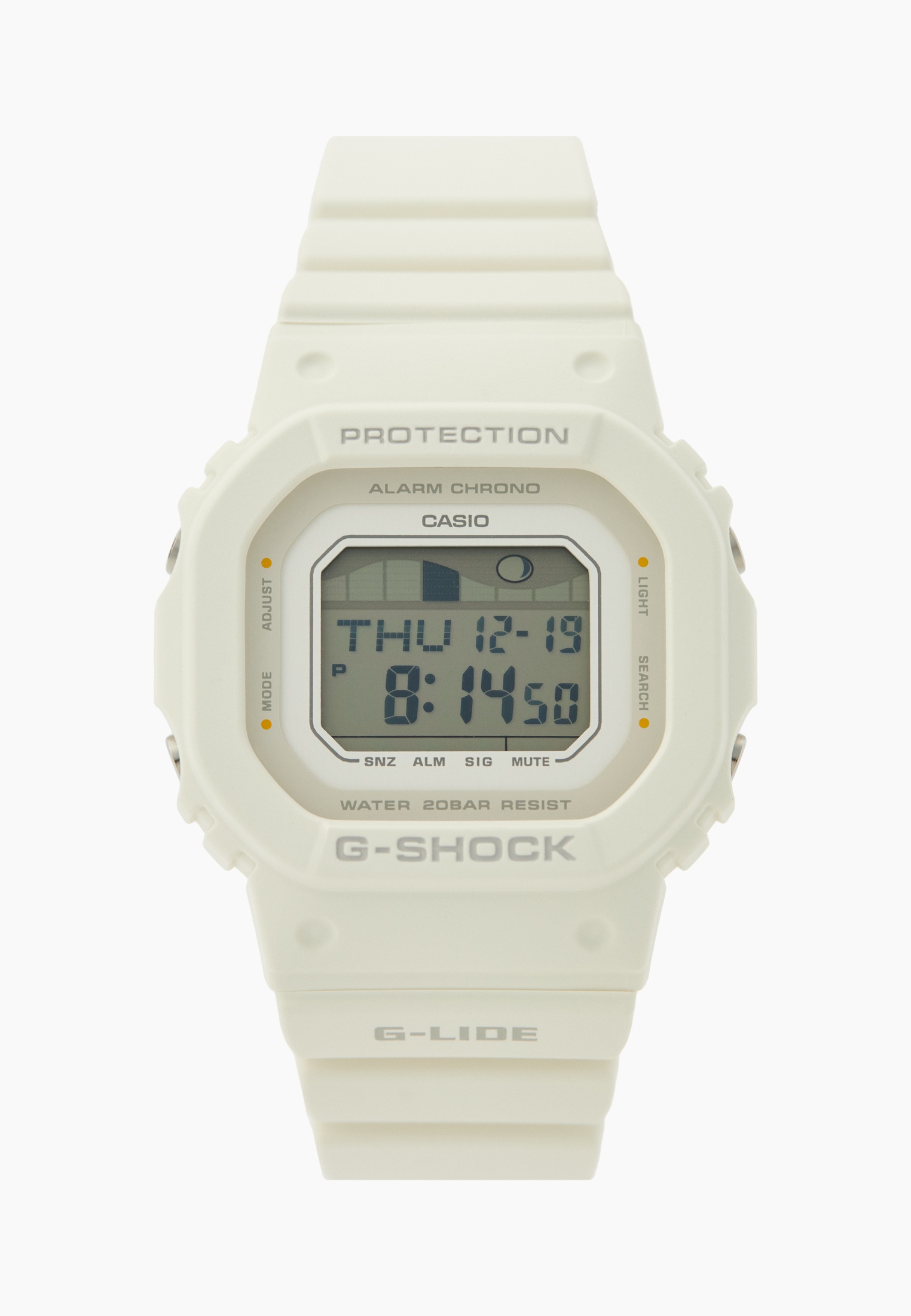 Часы Casio GLX-S5600-7B, цвет: белый, RTLAEA008901 — купить в интернет-магазине Lamoda
