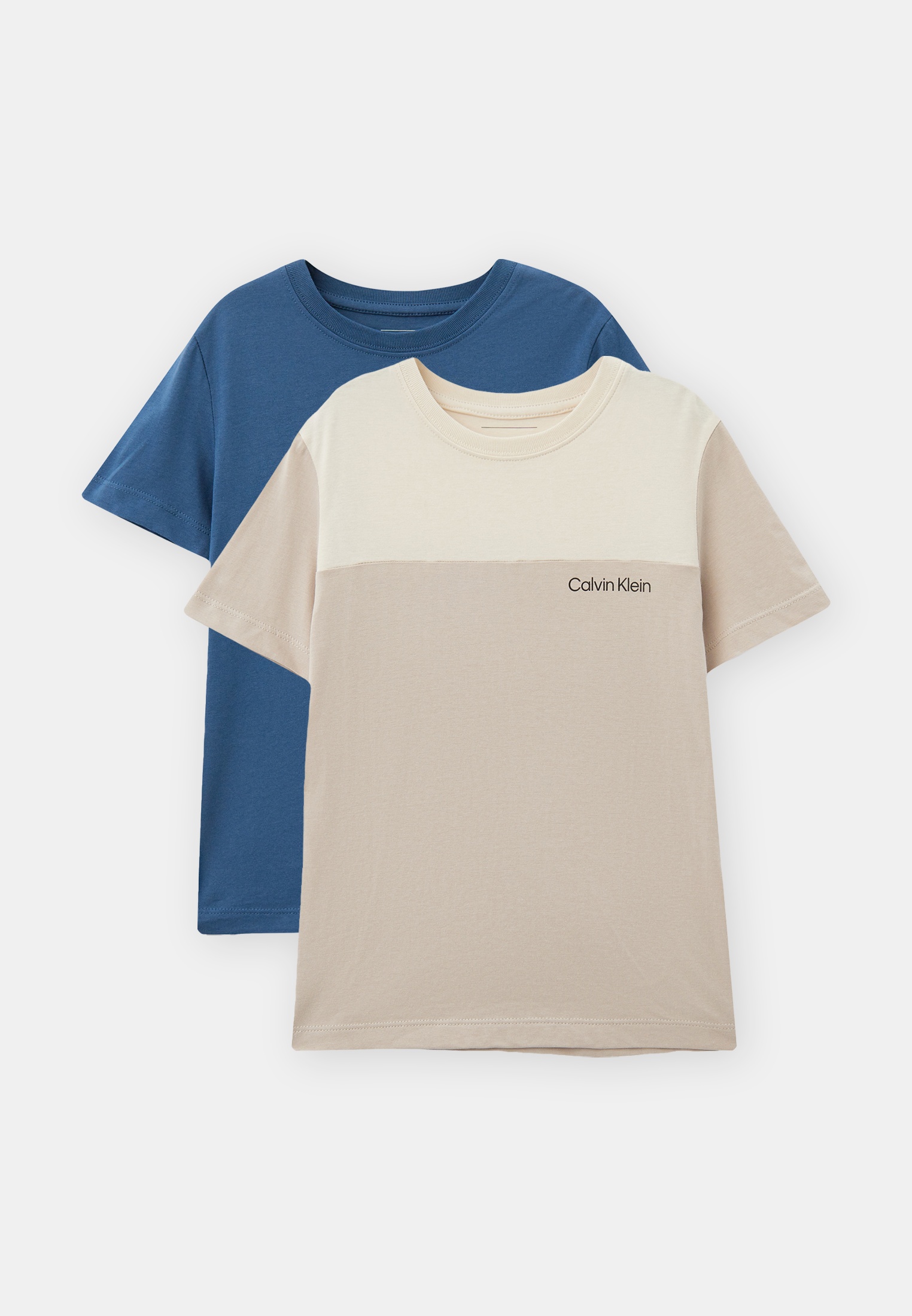 Футболки 2 шт. Calvin Klein Jeans, цвет: бежевый, RTLAEA543301 — купить ...