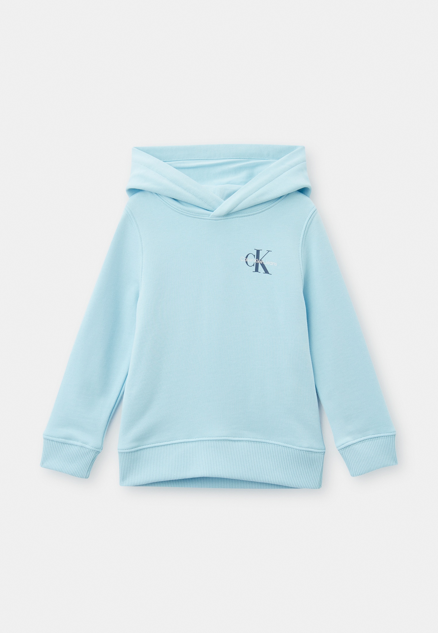Худи Calvin Klein Jeans, цвет: голубой, RTLAEA549601 — купить в ...