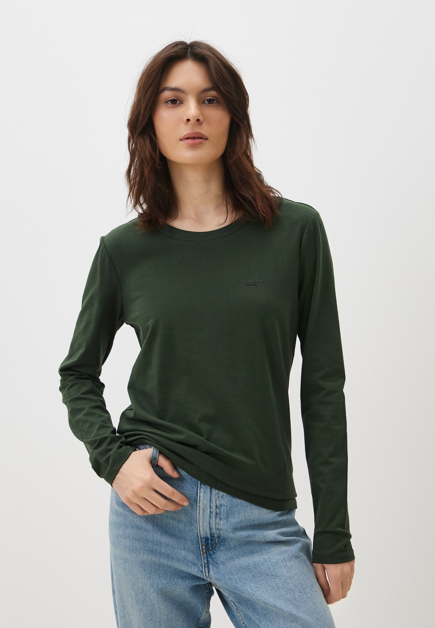 Лонгслив Gas, цвет: зеленый, RTLAEA678001 — купить в интернет-магазине ...