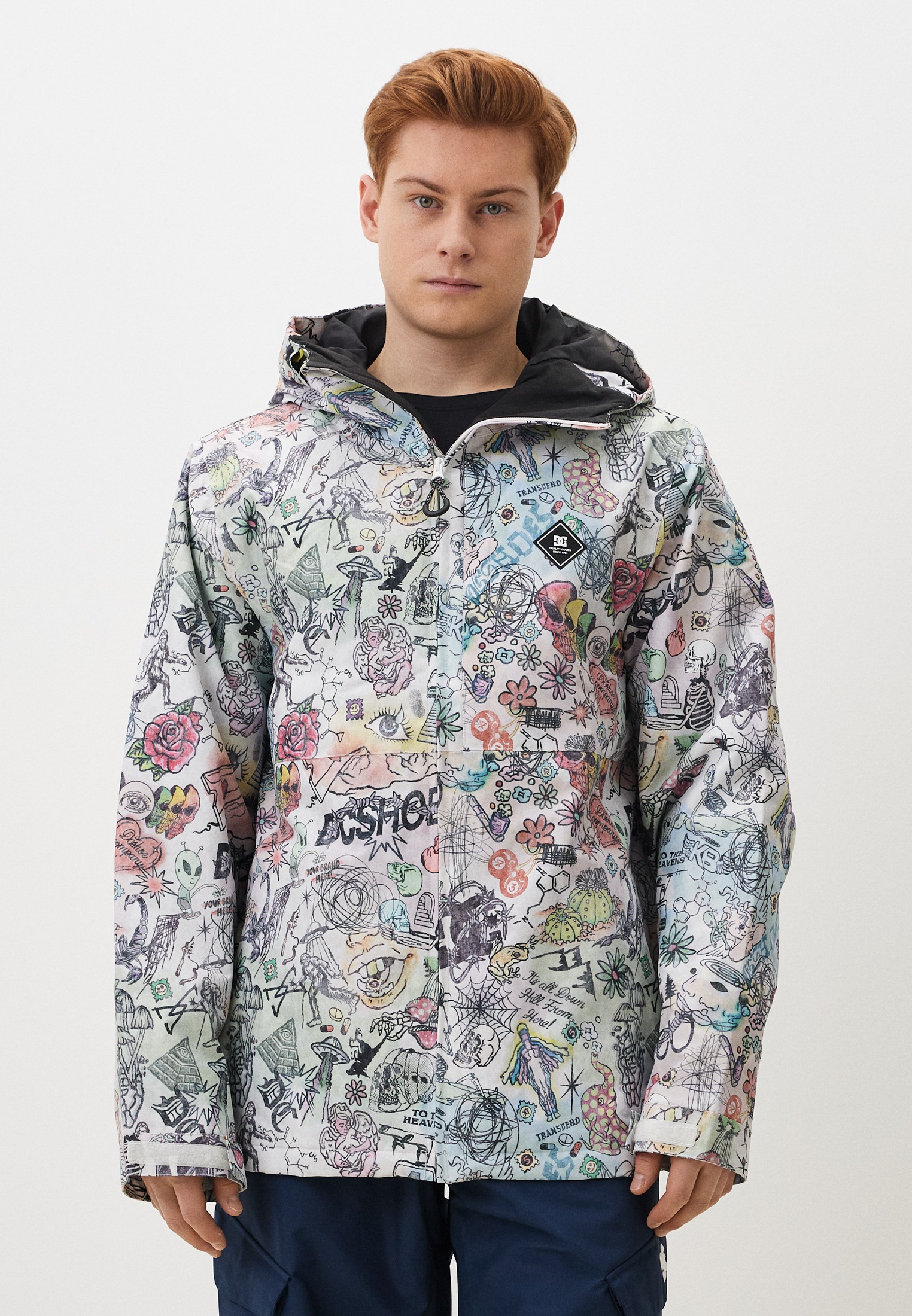 Куртка сноубордическая DC Shoes BASIS PRINT, цвет: мультиколор ...