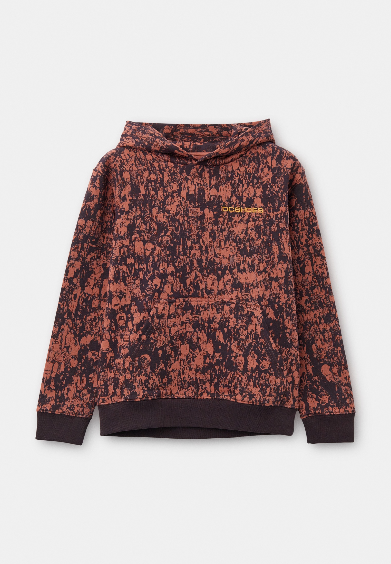 Худи DC Shoes SHUTTLE PH BOY, цвет: коричневый, RTLAEA796101 — купить в ...