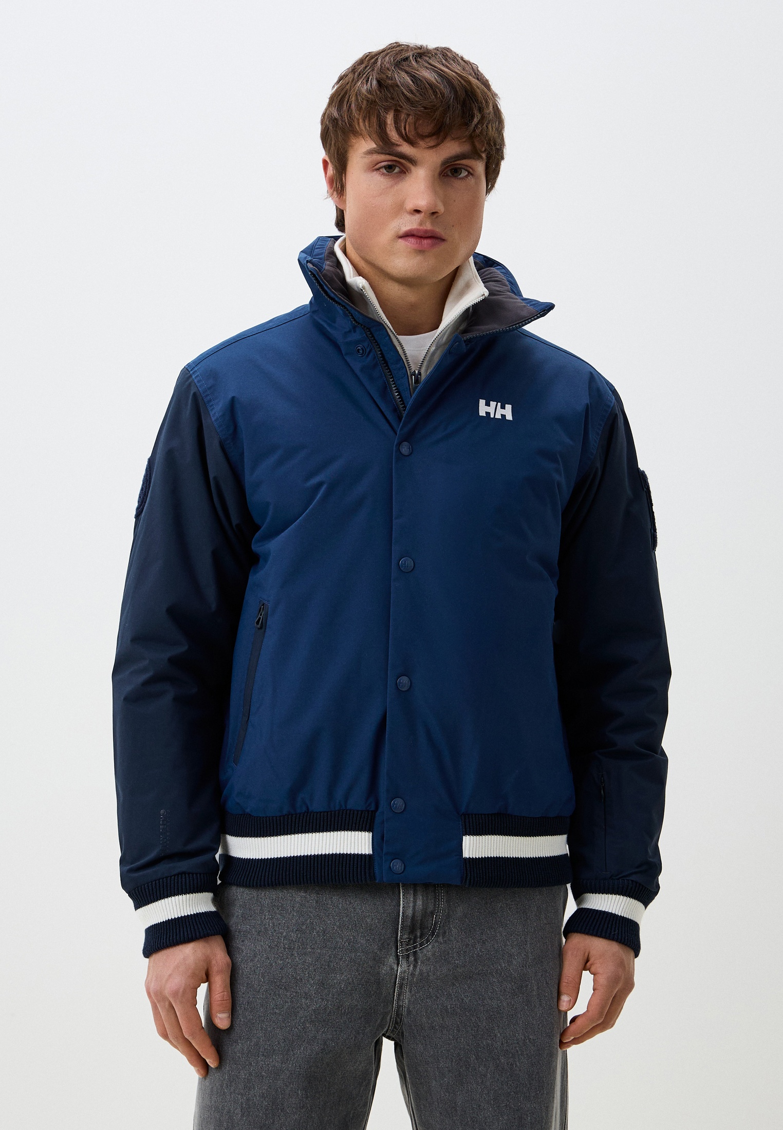 Куртка утепленная Helly Hansen APRES VARSITY JACKET, цвет: синий, RTLAEB276101 — купить в ...