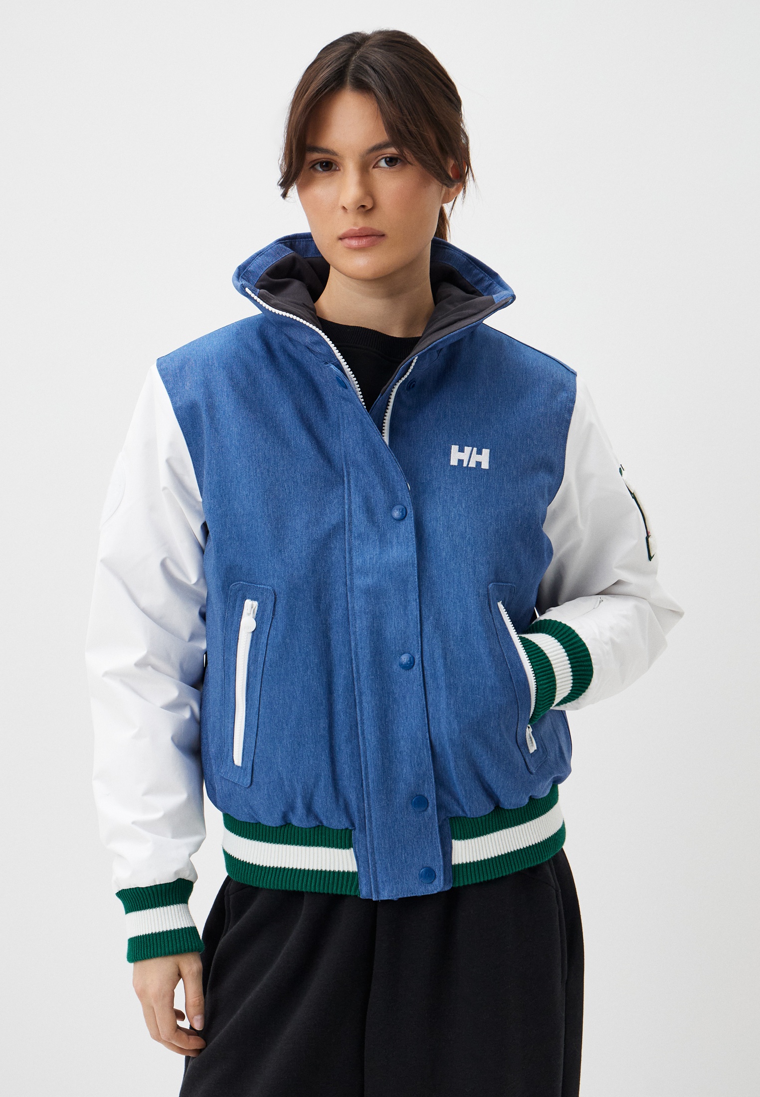 Куртка утепленная Helly Hansen W APRES VARSITY JACKET, цвет: синий, RTLAEB276401 — купить в ...