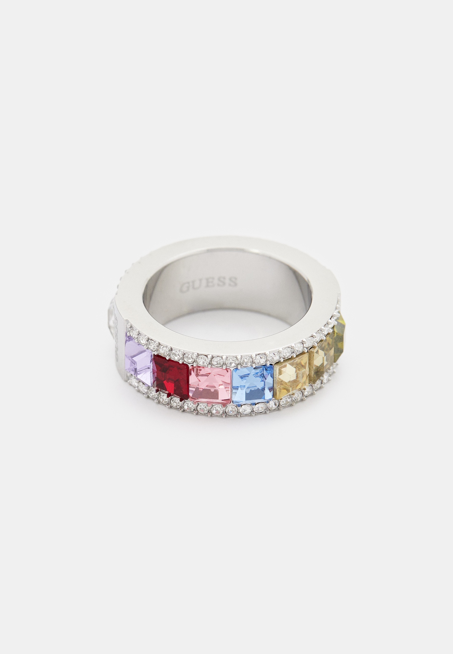 Кольцо Guess, цвет: серебряный, RTLAEB440101 — купить в интернет ...
