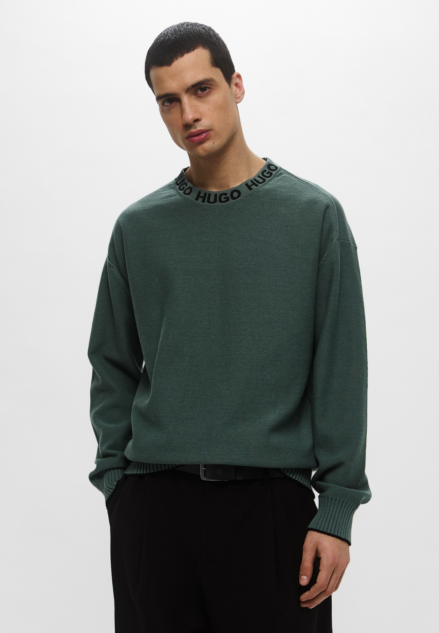 Джемпер Hugo Smarlo, цвет: зеленый, RTLAEB587001 — купить в интернет ...