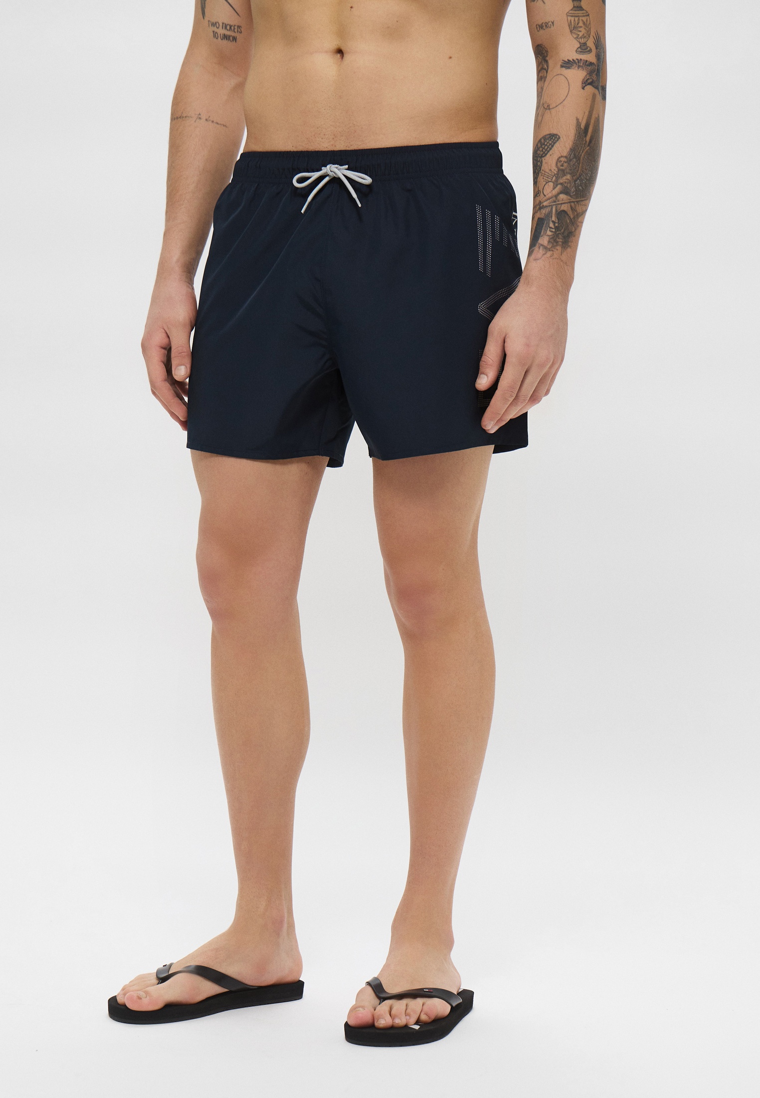 Шорты для плавания EA7 SWIMWEAR & BEACHWEAR M, цвет: синий ...