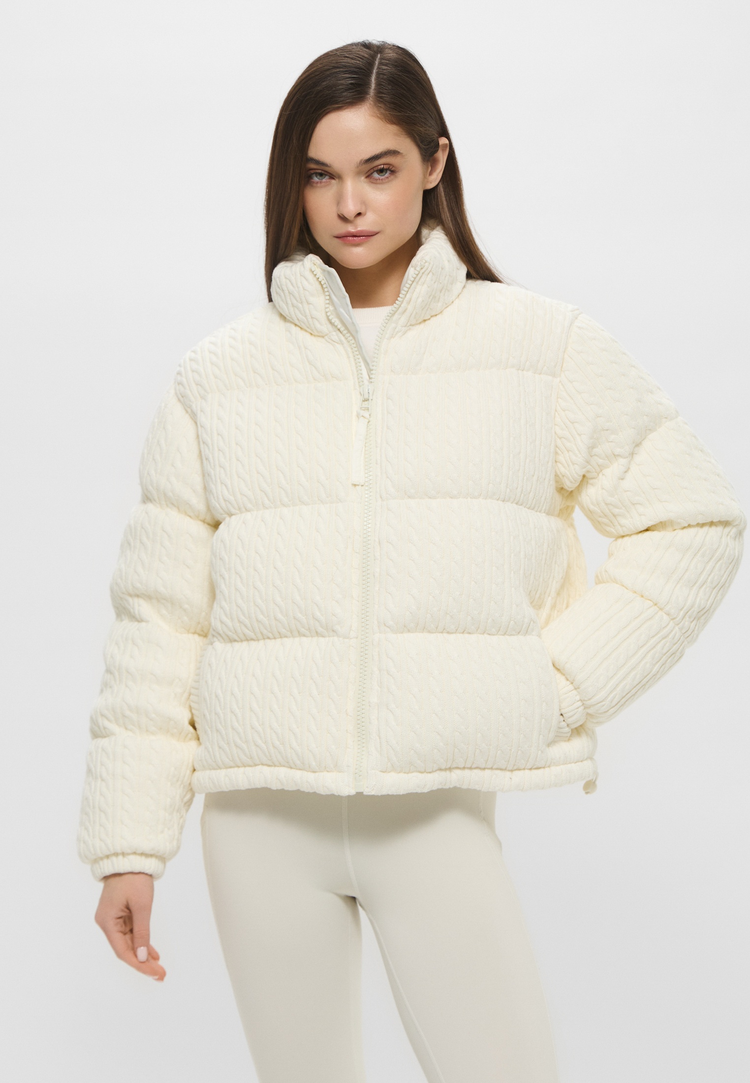 Куртка утепленная Beach Riot jojo puffer jacket, цвет: бежевый ...