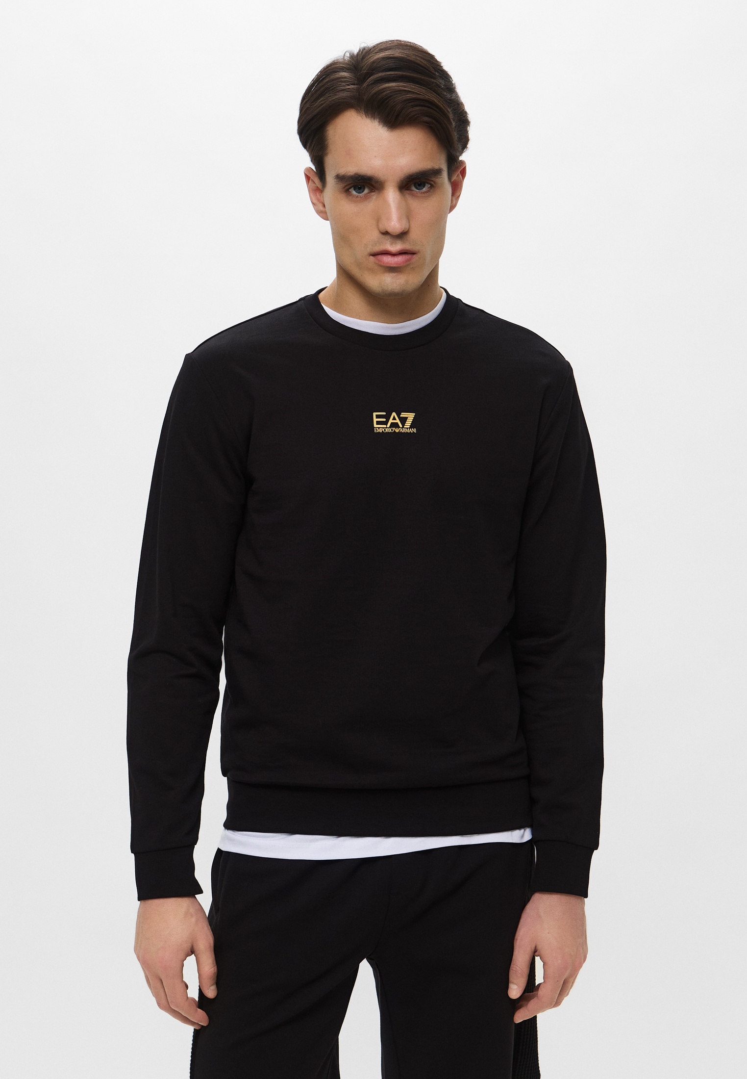 Свитшот EA7 CORE IDENTITY M, цвет: черный, RTLAEB844701 — купить в ...