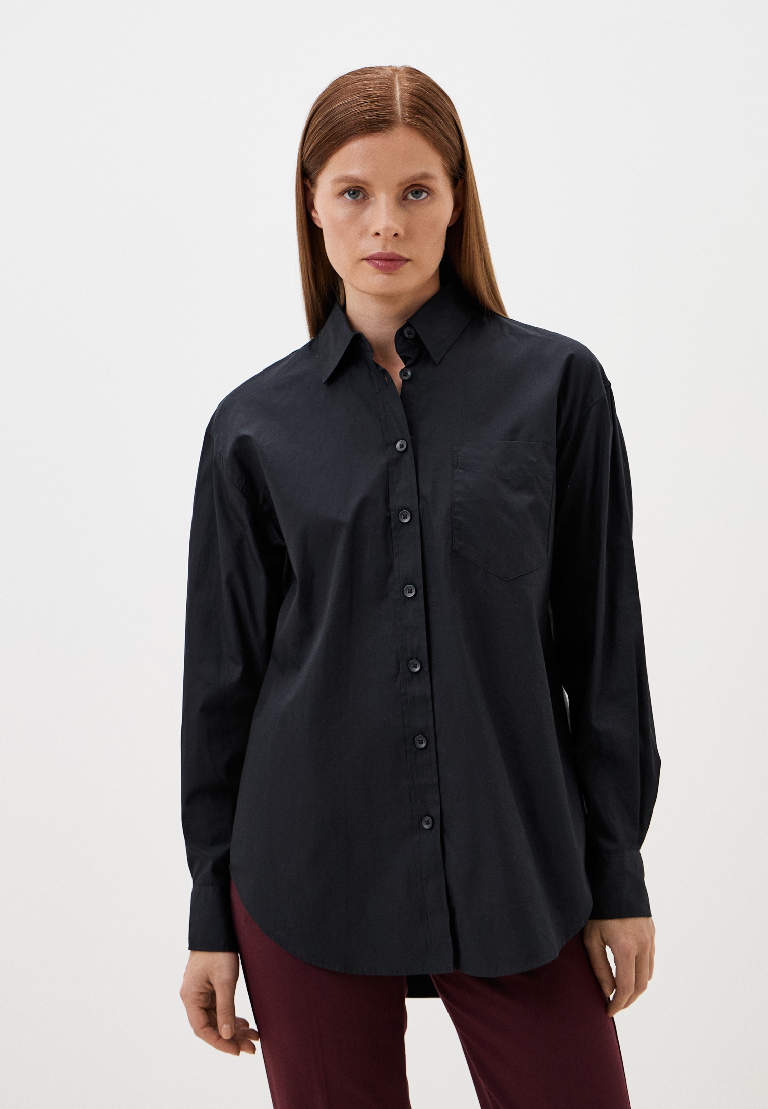 Рубашка Marks & Spencer, цвет: черный, RTLAEB990901 — купить в интернет ...