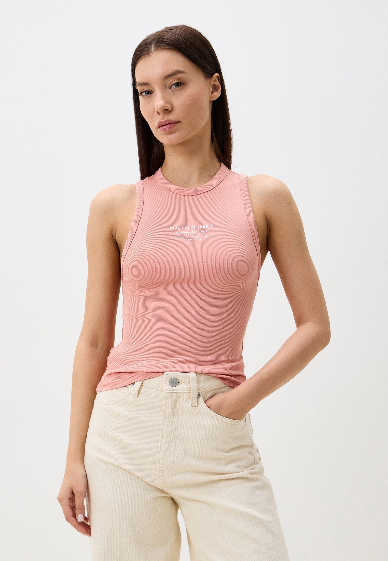 Майка Pepe Jeans VIV, цвет: розовый, RTLAEC855201 — купить в интернет ...