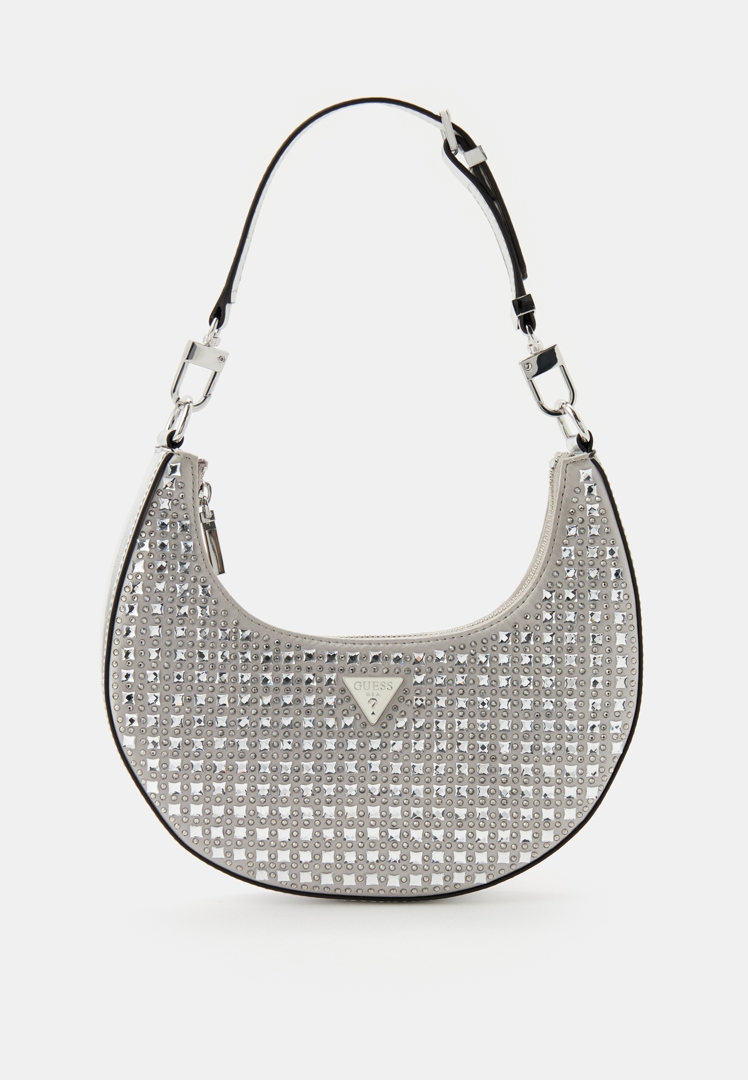 Сумка Guess LUA SMALL HOBO, цвет: серебряный, RTLAED810401 — купить в интернет-магазине Lamoda
