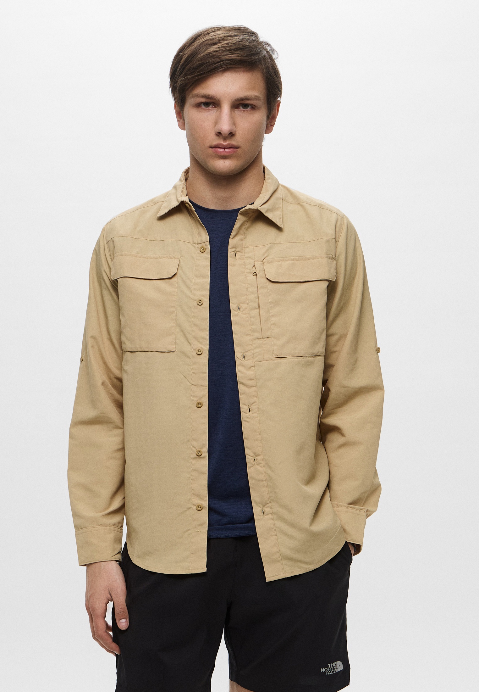 Рубашка The North Face M L/S SEQUOIA SHIRT, цвет: бежевый, RTLAEE423001 ...