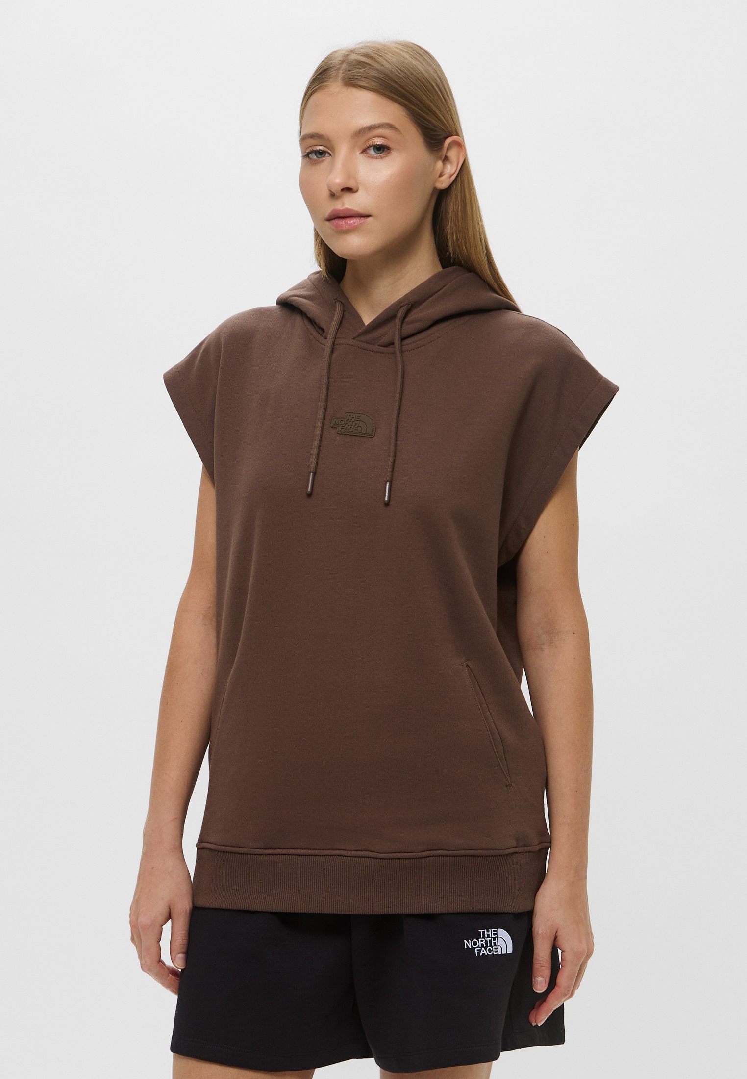 Худи The North Face W SS RELAXED HOODIE, цвет: коричневый, RTLAEE428401 ...