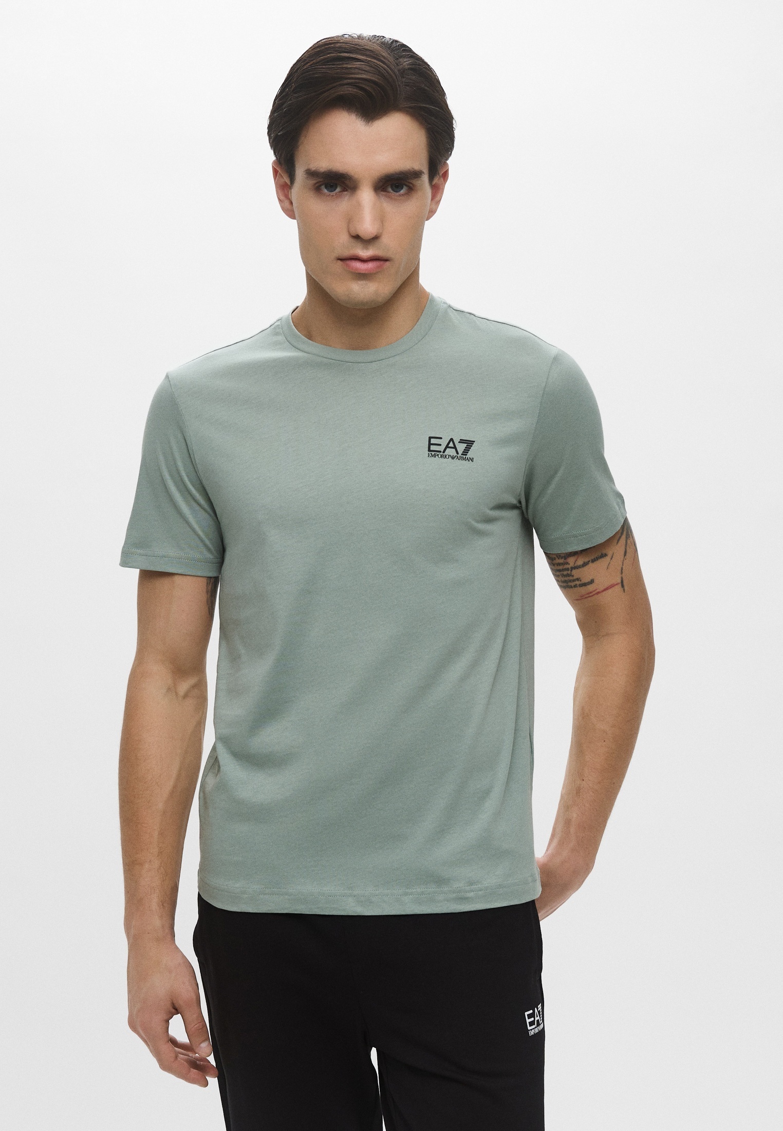 Футболка EA7 CORE IDENTITY M, цвет: зеленый, RTLAEE522301 — купить в ...
