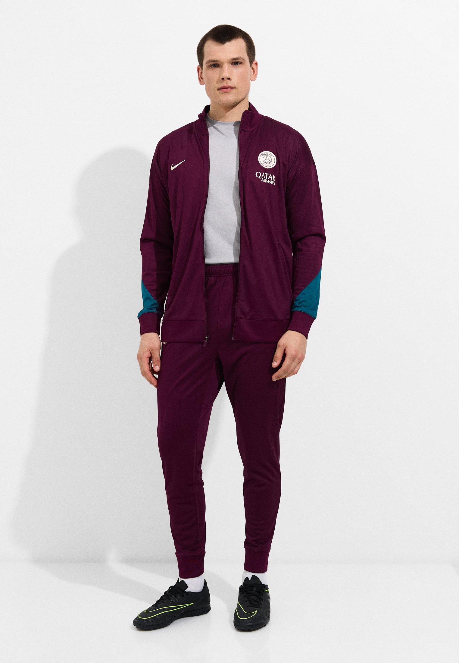 Костюм спортивный Nike PSG M NK DF STRK TRK SUIT K, цвет: бордовый ...