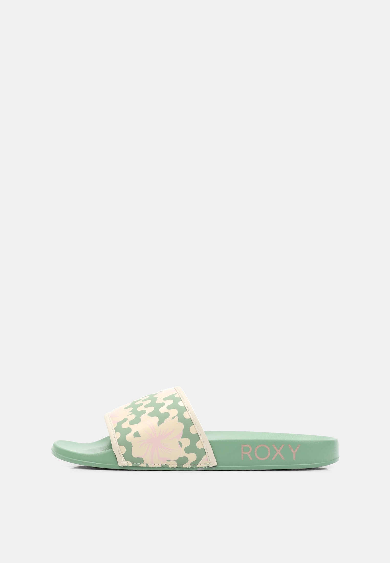 Сланцы Roxy SLIPPY IV, цвет: зеленый, RTLAEF034101 — купить в интернет ...