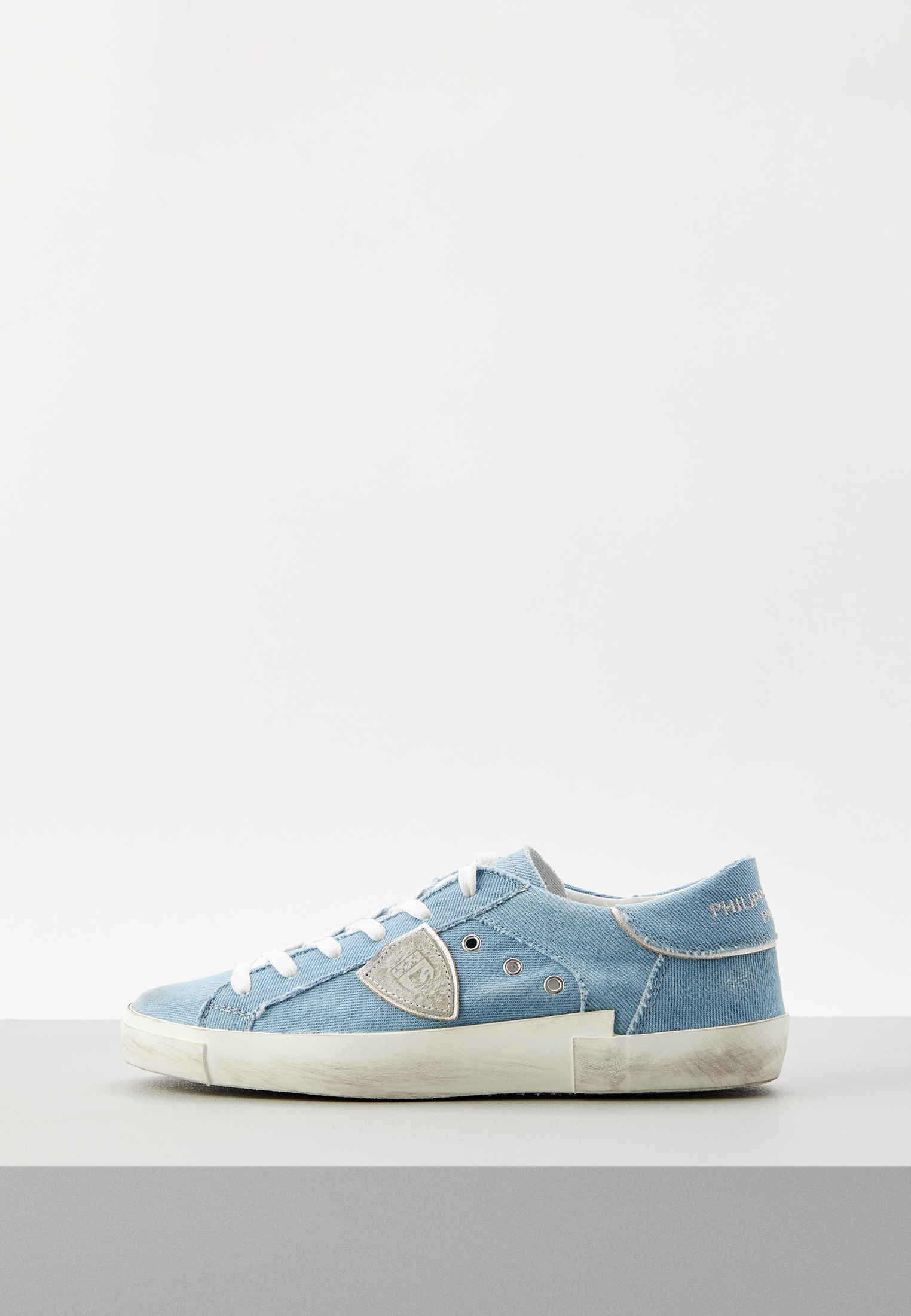 Кеды Philippe Model Paris, цвет: голубой, RTLAEF548101 — купить в ...