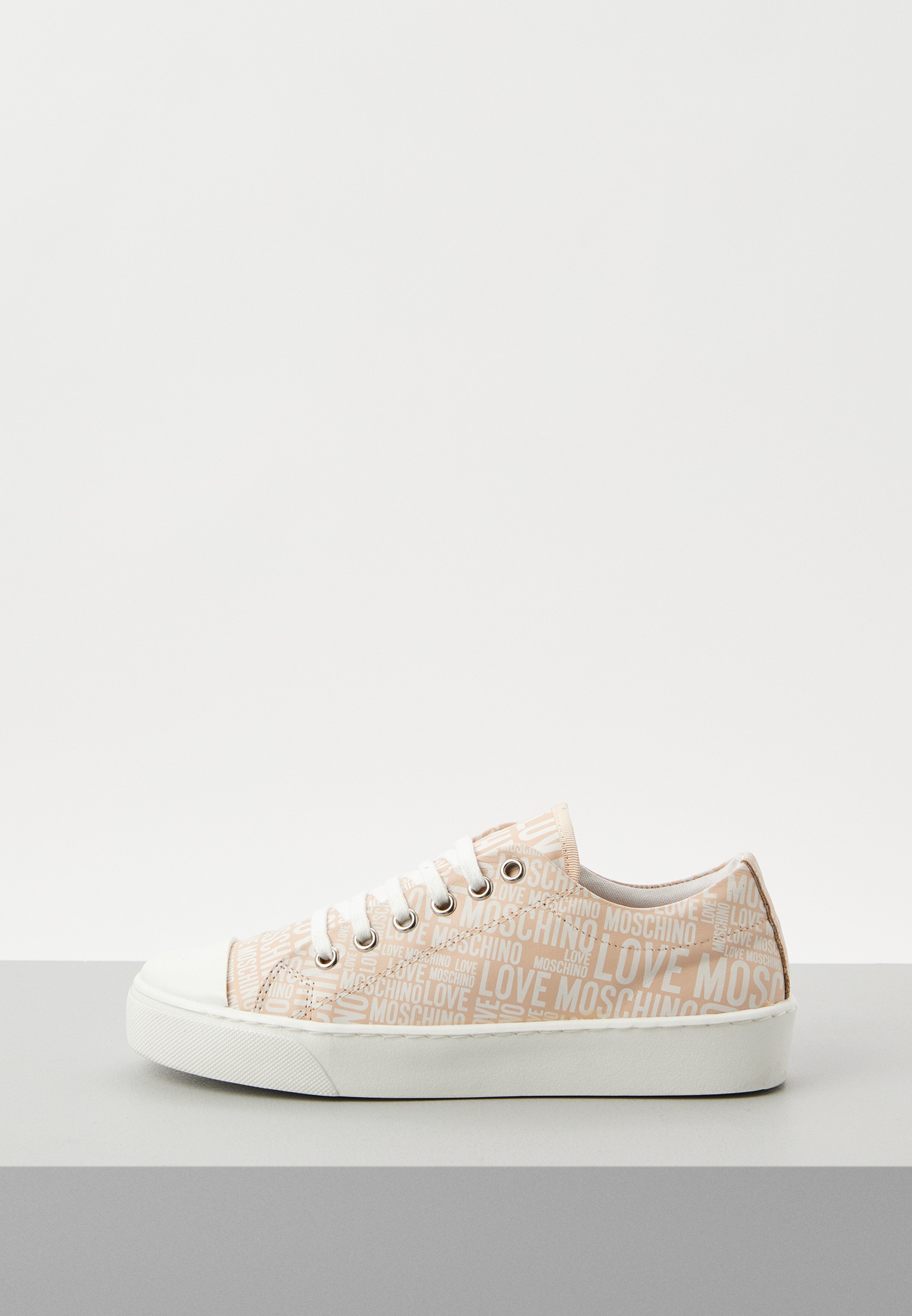 Кеды Love Moschino, цвет: бежевый, RTLAEF809401 — купить в интернет ...