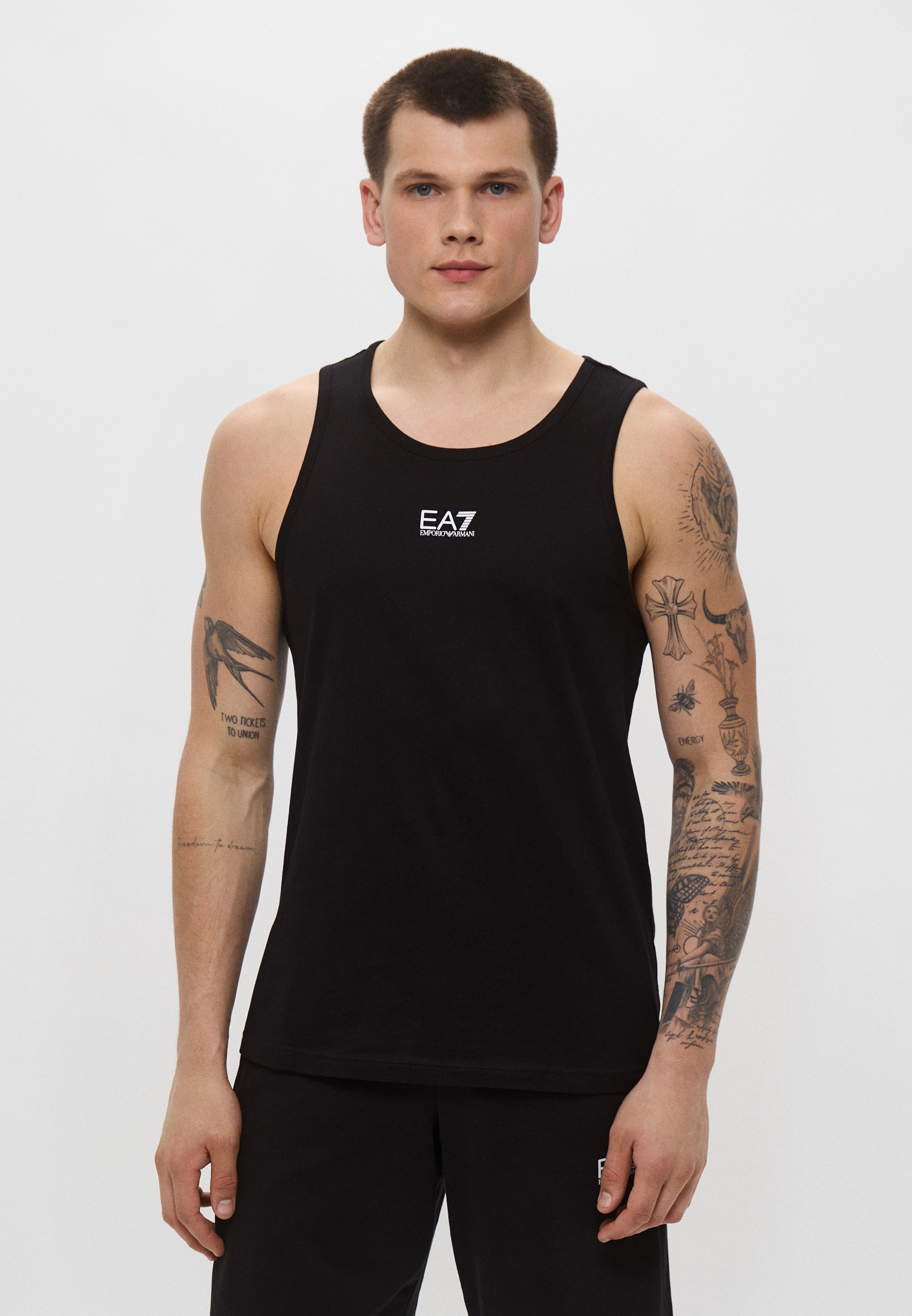 Майка EA7 CORE IDENTITY M, цвет: черный, RTLAEG153901 — купить в ...