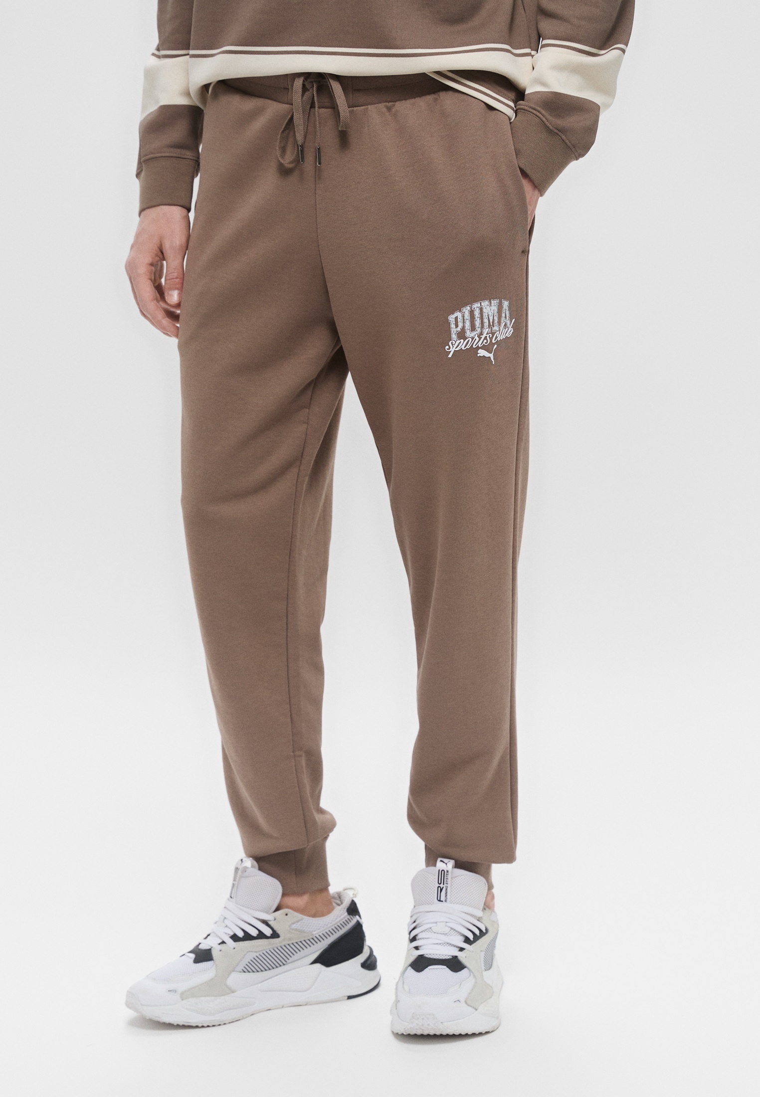 Брюки спортивные PUMA PUMA CLASS Sweatpants TR cl, цвет: коричневый ...