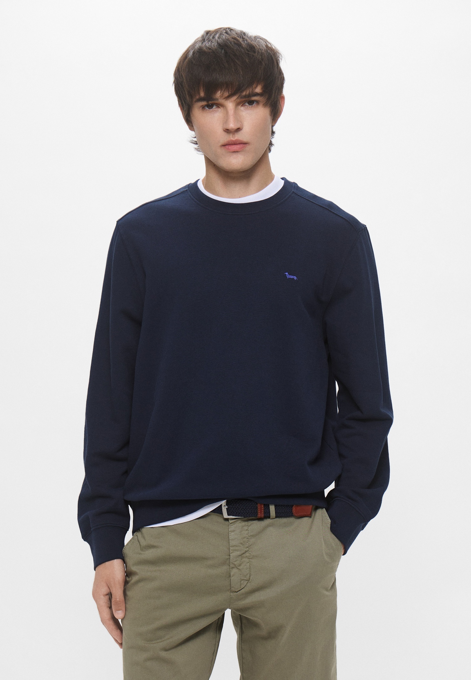 Свитшот Harmont & Blaine, цвет: синий, RTLAEG549601 — купить в интернет ...