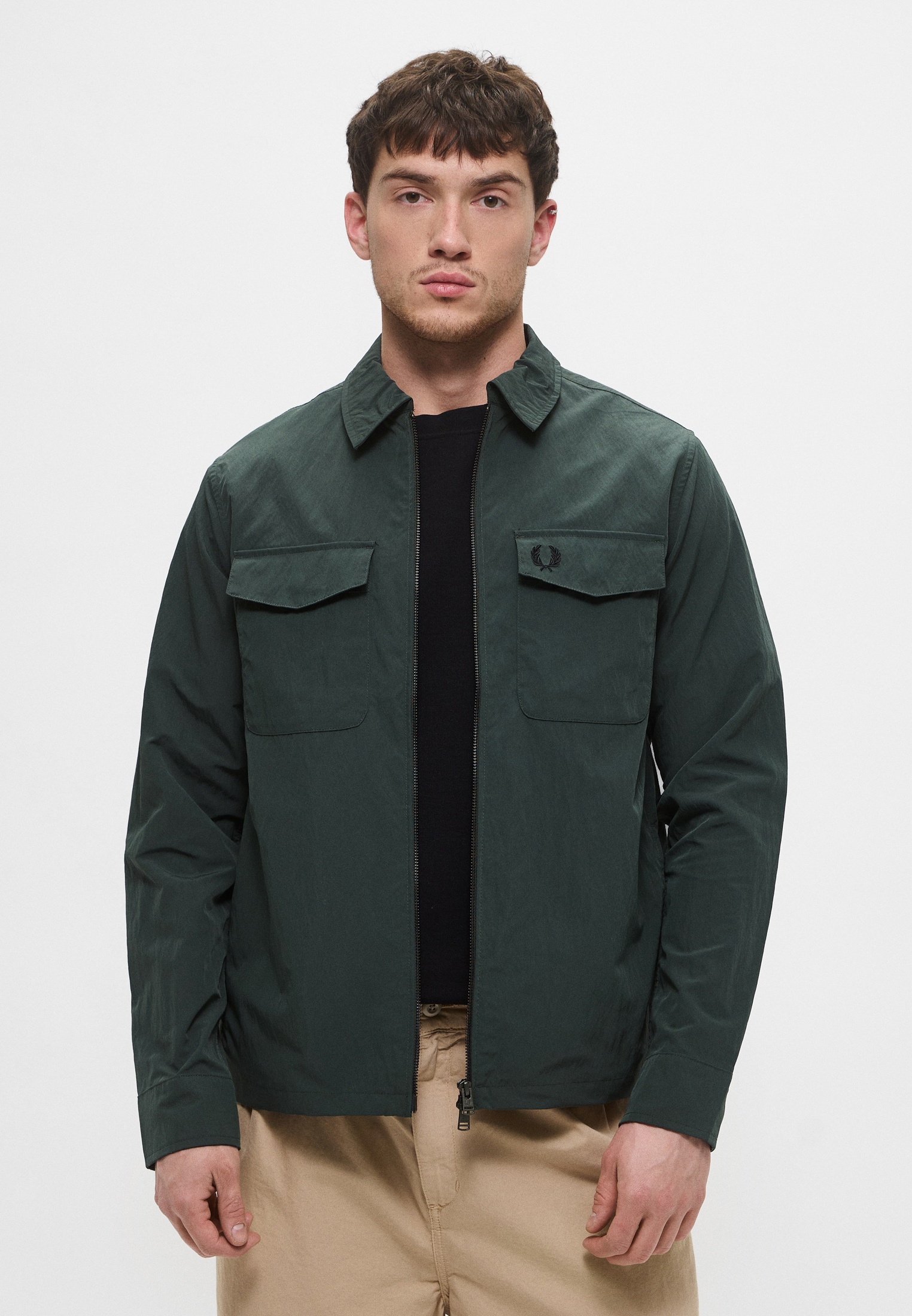 Рубашка Fred Perry M5684, цвет: хаки, RTLAEH135401 — купить в интернет ...