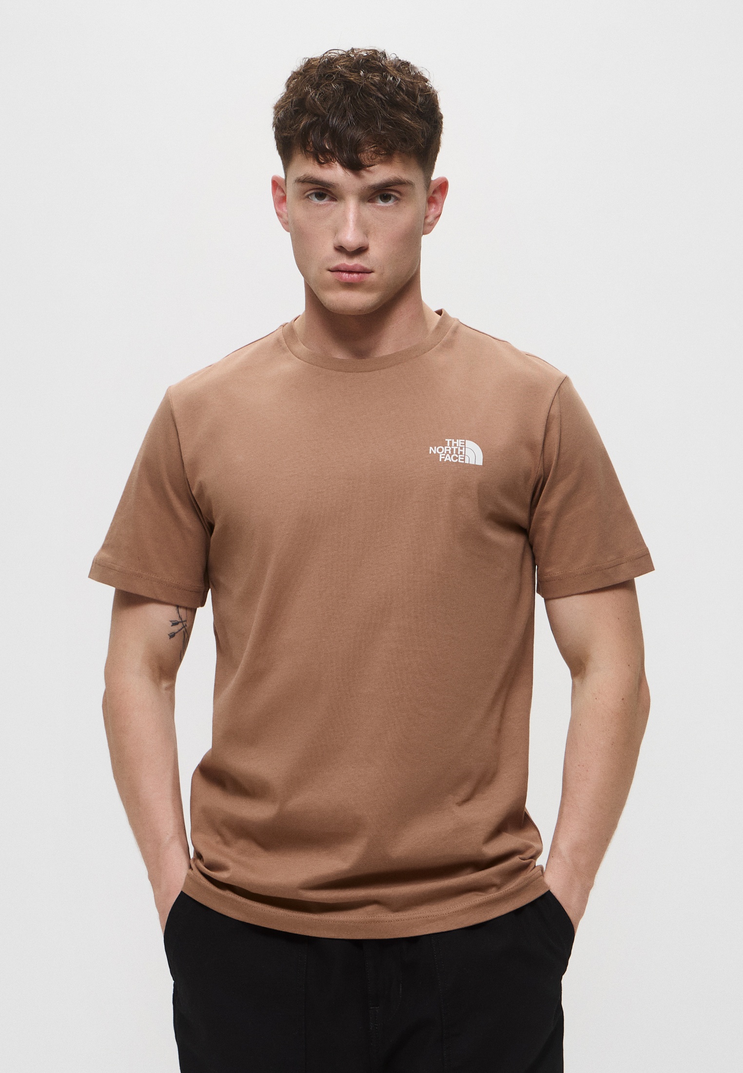 Футболка The North Face M BINER GRAPHIC 4 TEE, цвет: бежевый ...