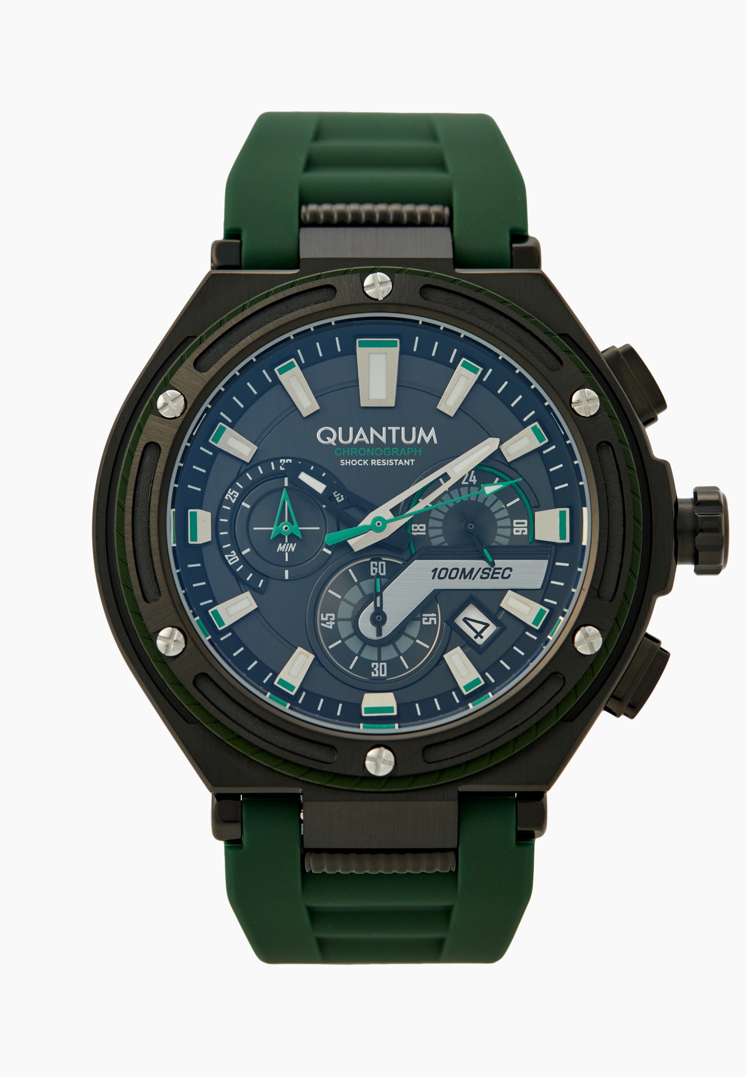 Часы Quantum HNG1010.656, цвет: зеленый, RTLAEH283901 — купить в интернет-магазине Lamoda